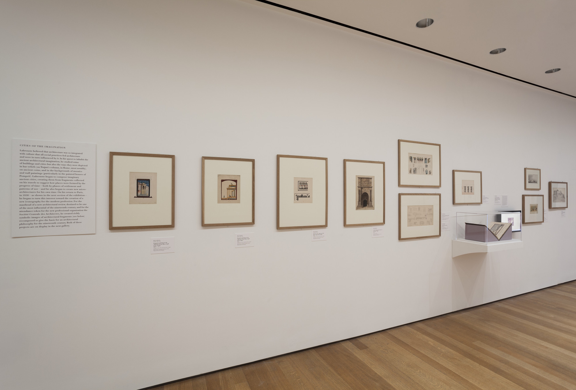 Installation view of the exhibition "Henri Labrouste: Structure Brought ...