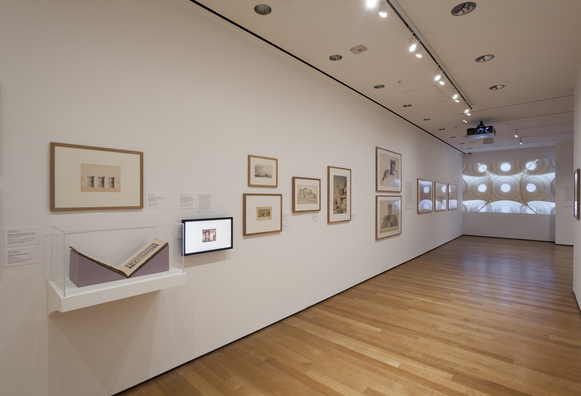 Installation view of the exhibition "Henri Labrouste: Structure Brought ...