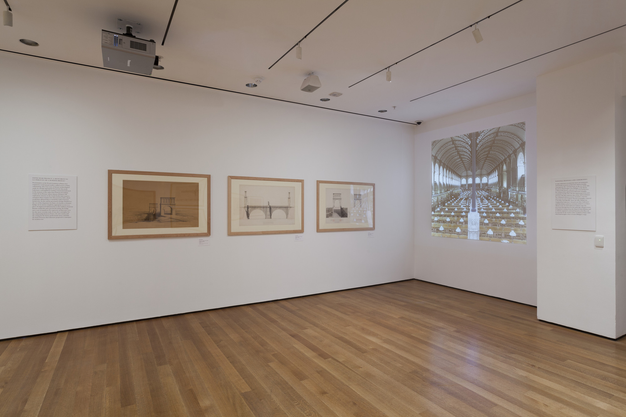 Installation view of the exhibition "Henri Labrouste: Structure Brought ...