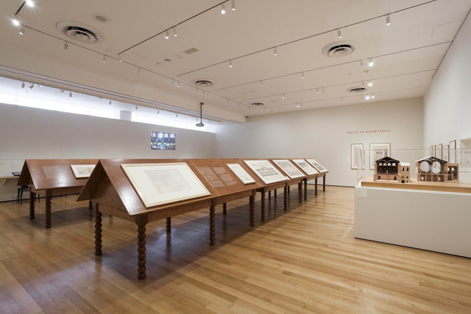 Installation view of the exhibition "Henri Labrouste: Structure Brought ...