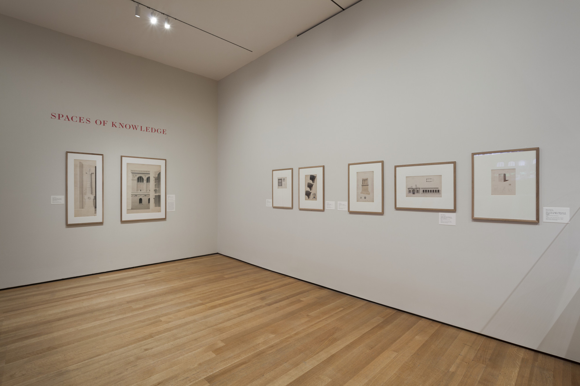 Installation view of the exhibition "Henri Labrouste: Structure Brought ...
