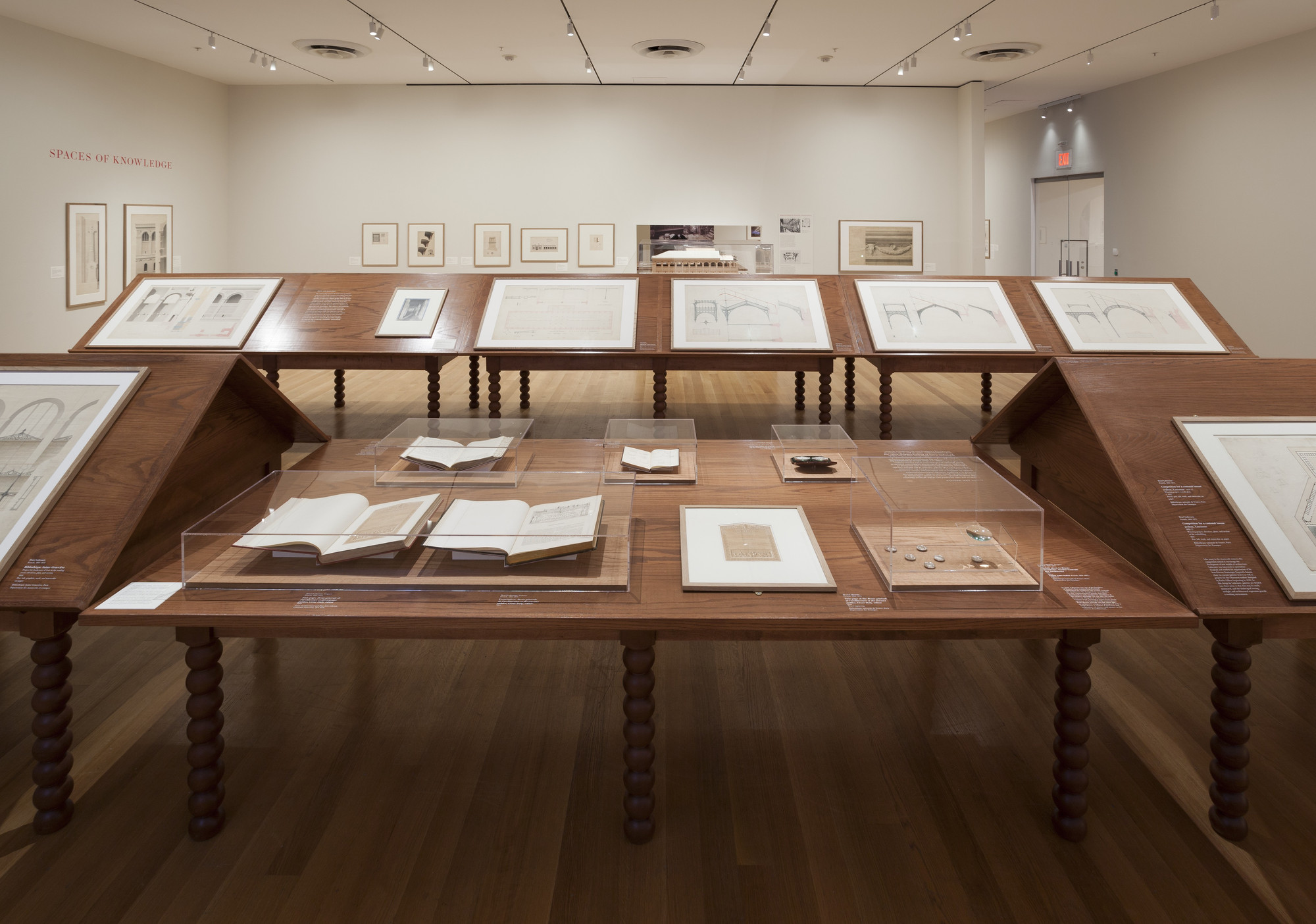 Installation view of the exhibition "Henri Labrouste: Structure Brought ...