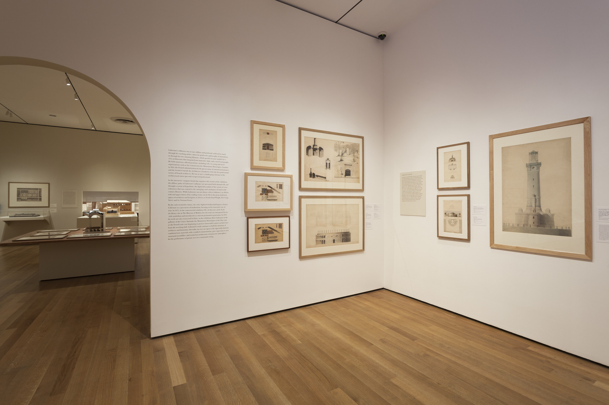 Installation view of the exhibition "Henri Labrouste: Structure Brought ...