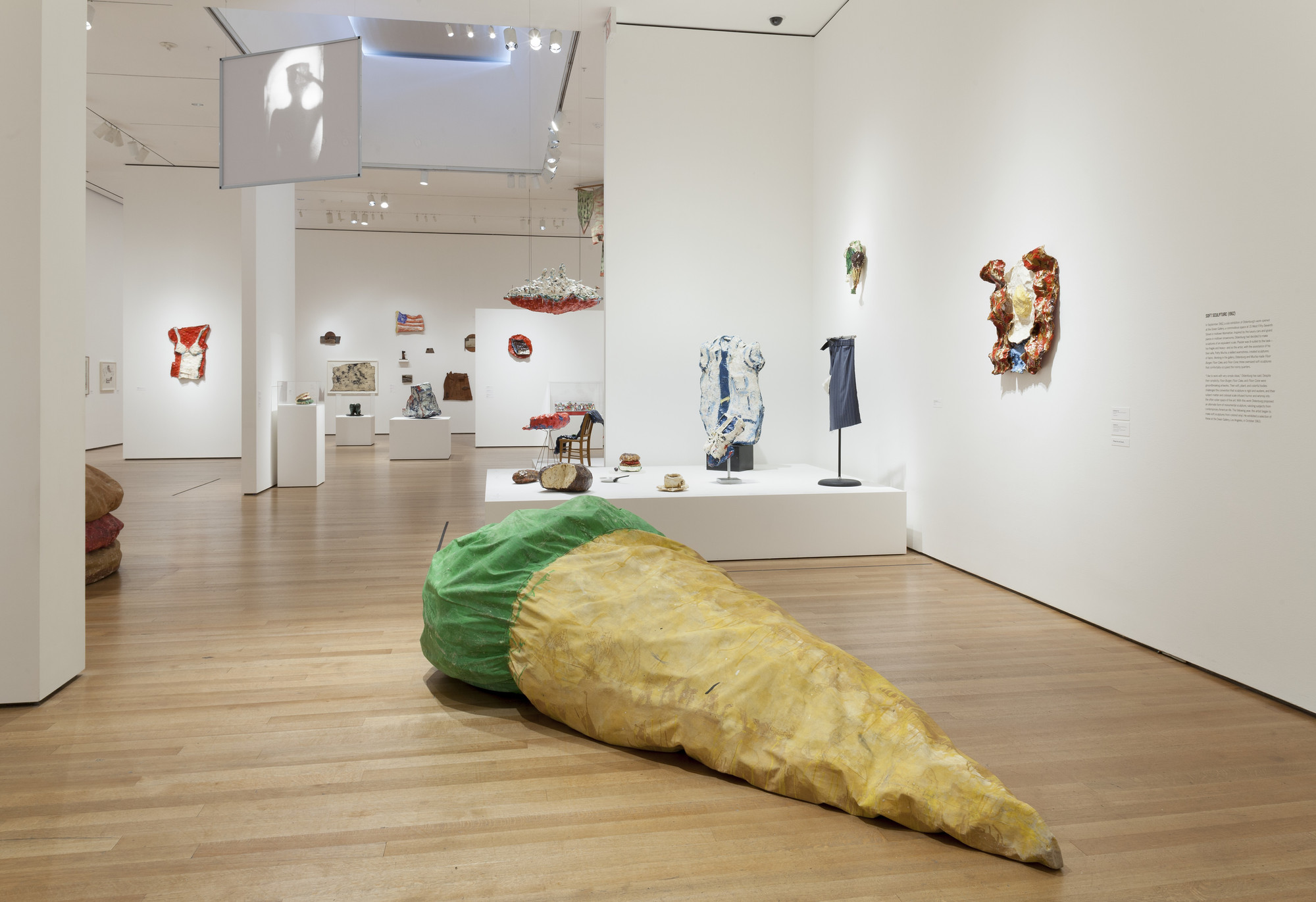 Installation view of the exhibition "Claes Oldenburg: The Street and ...