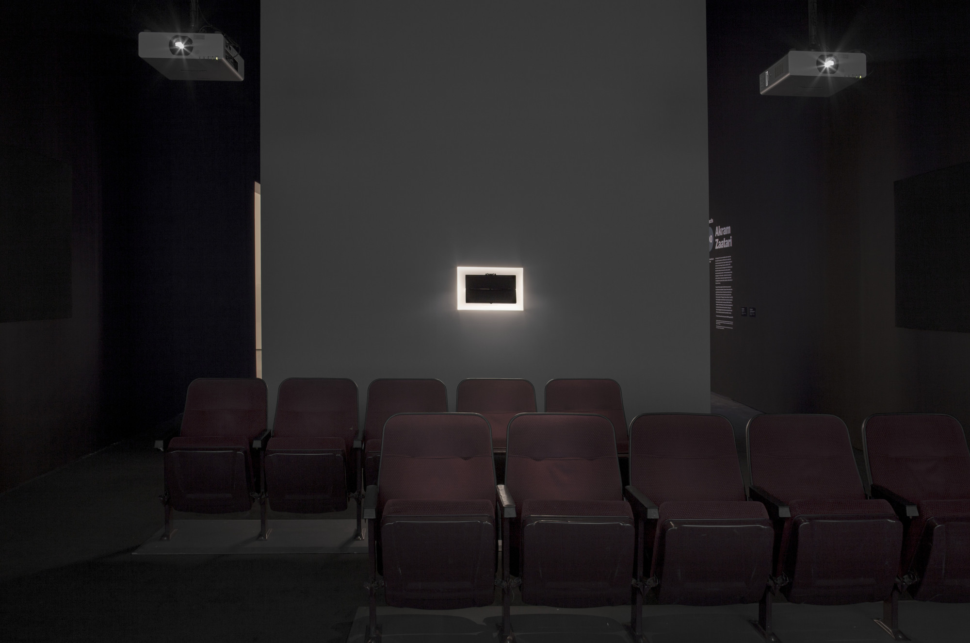 Installation view of the exhibition "Project 100: Akram Zaatari" | MoMA