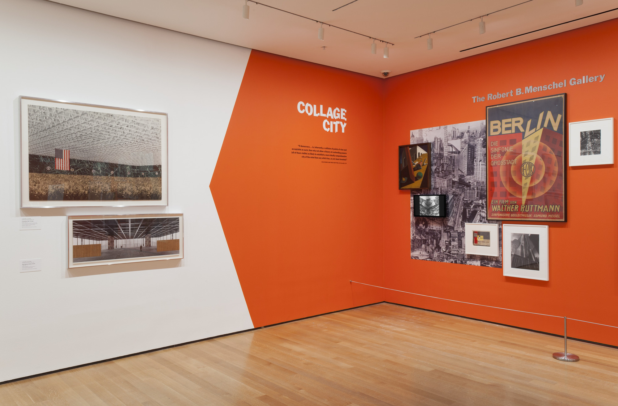 Installation view of the exhibition "Cut 'n' Paste: From Architectural ...