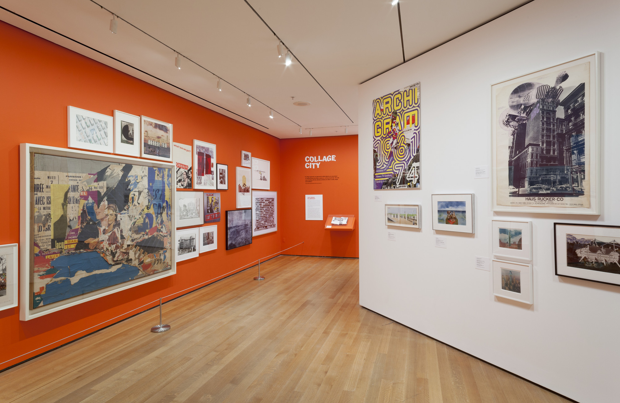 Installation view of the exhibition "Cut 'n' Paste: From Architectural ...