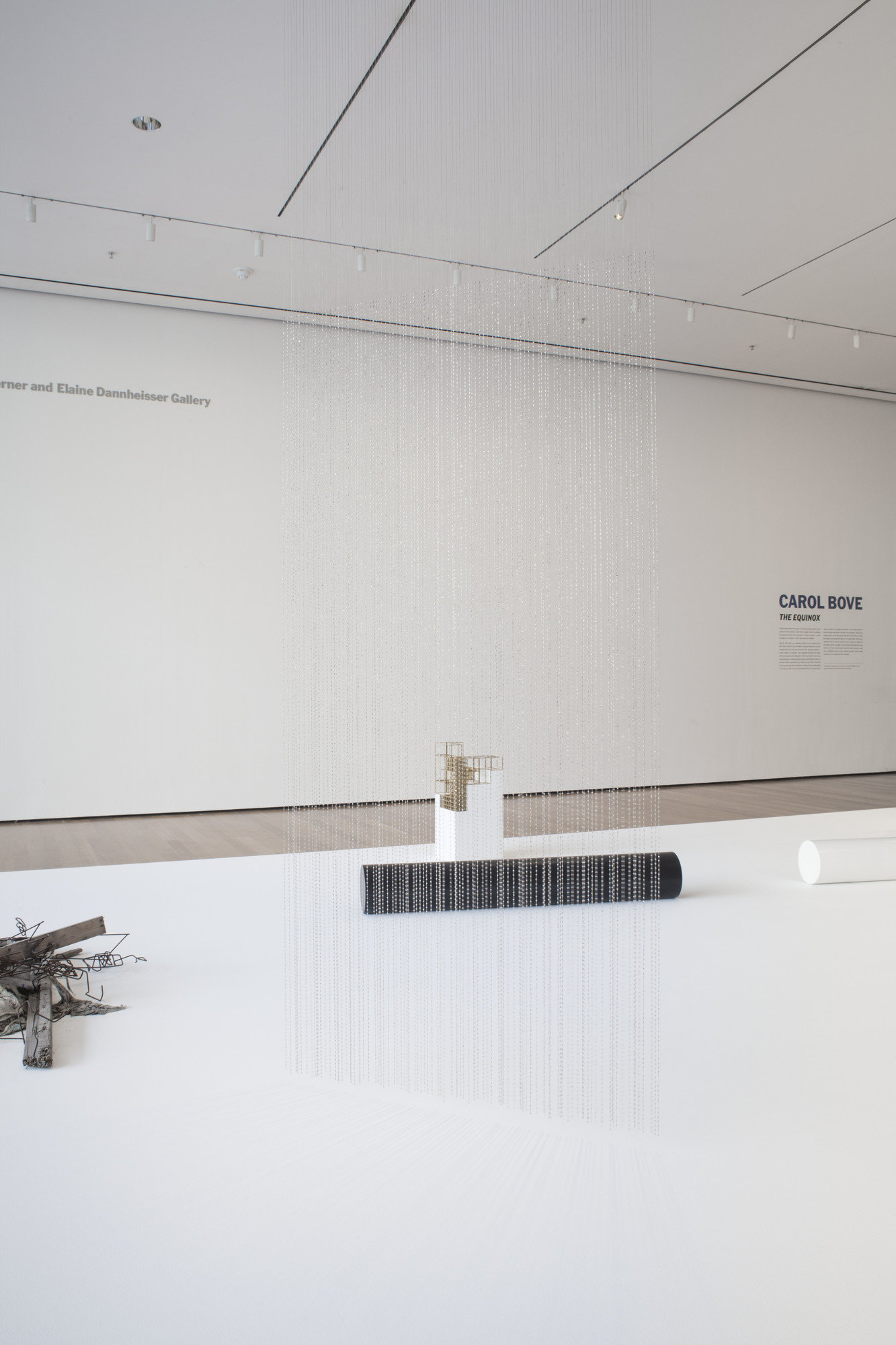 Installation view of the exhibition "Carol Bove: The Equinox" | MoMA