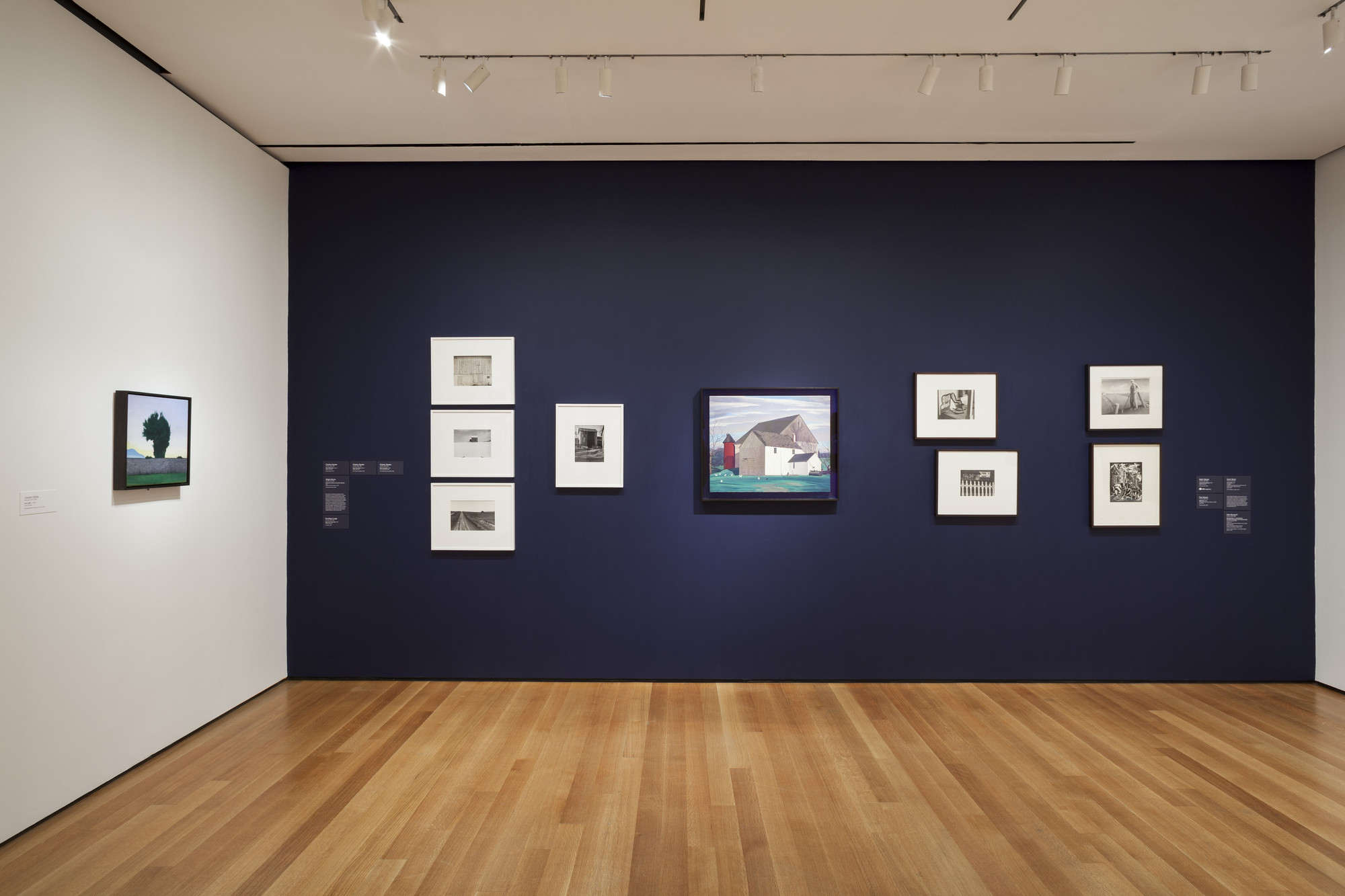 Installation view of the exhibition "American Modern: Hopper to O ...