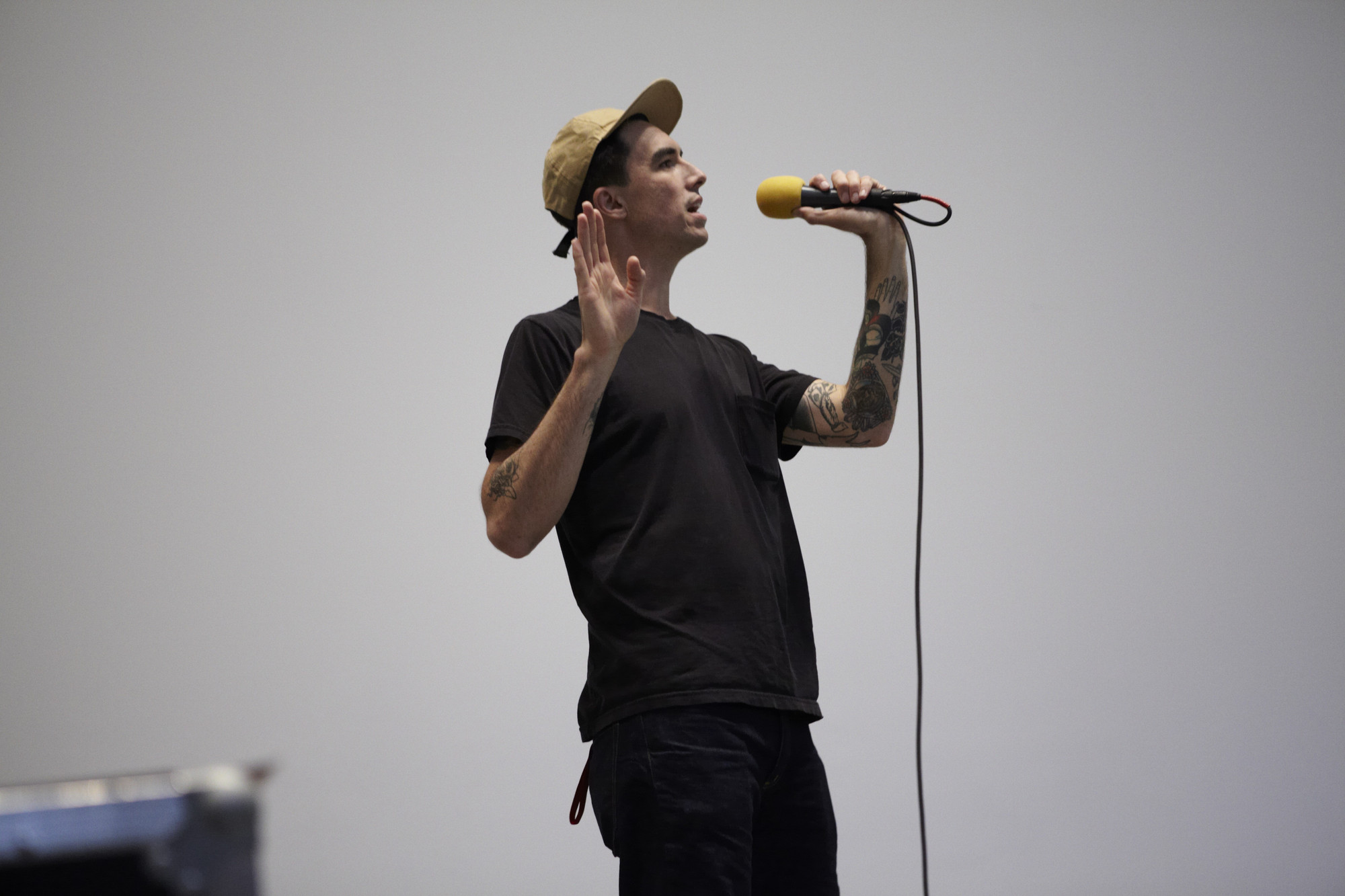 View of the performance, "And Martin" by Brendan Fowler in conjunction ...