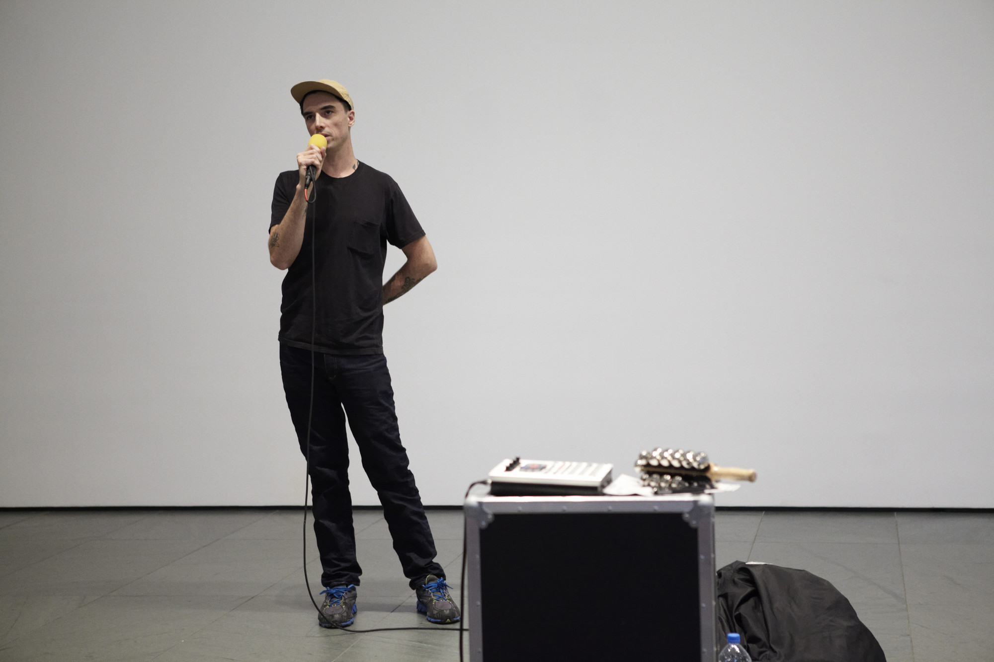 View of the performance, "And Martin" by Brendan Fowler in conjunction ...