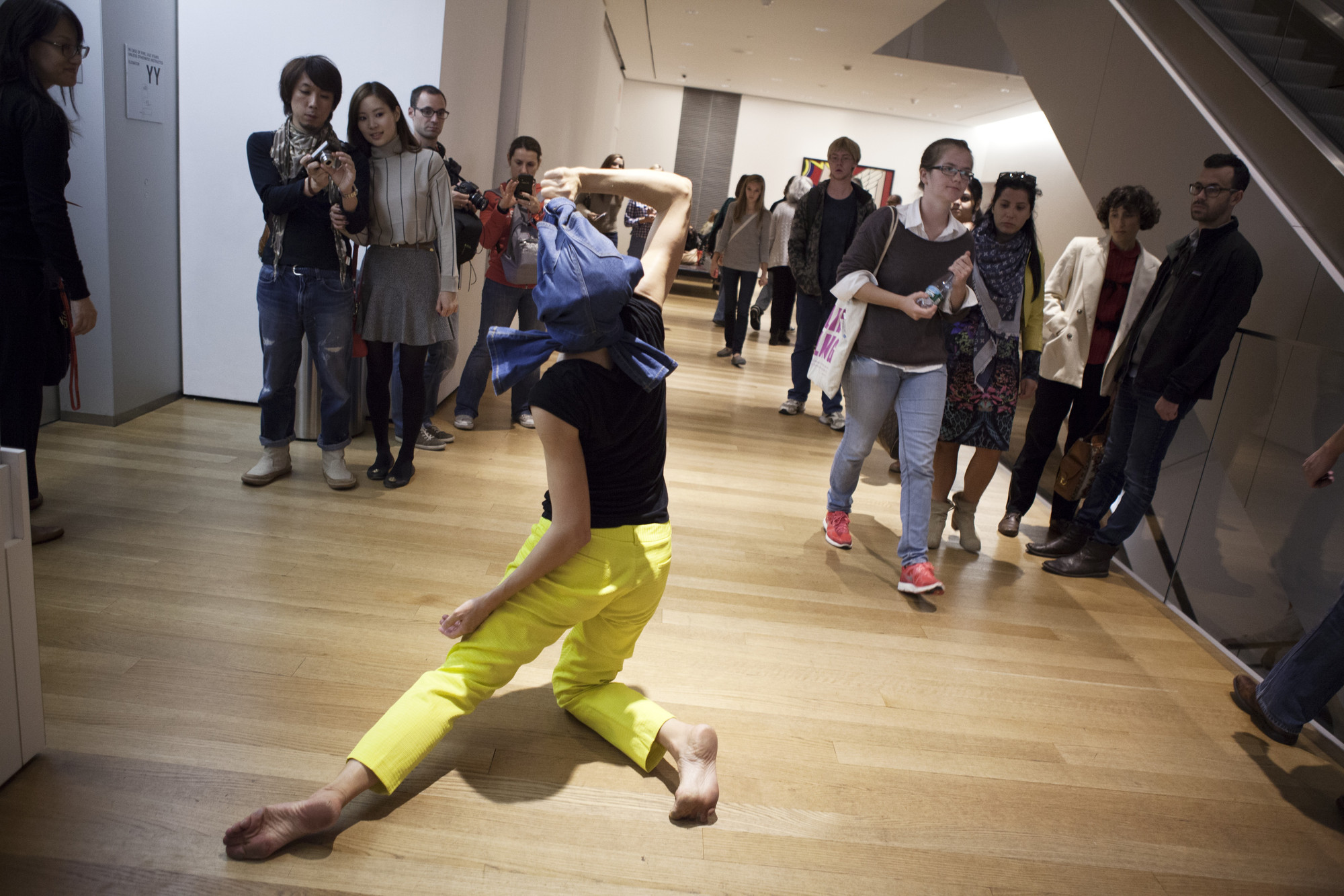 View of the performance, "20 Dancers for the XX Century" in the series ...