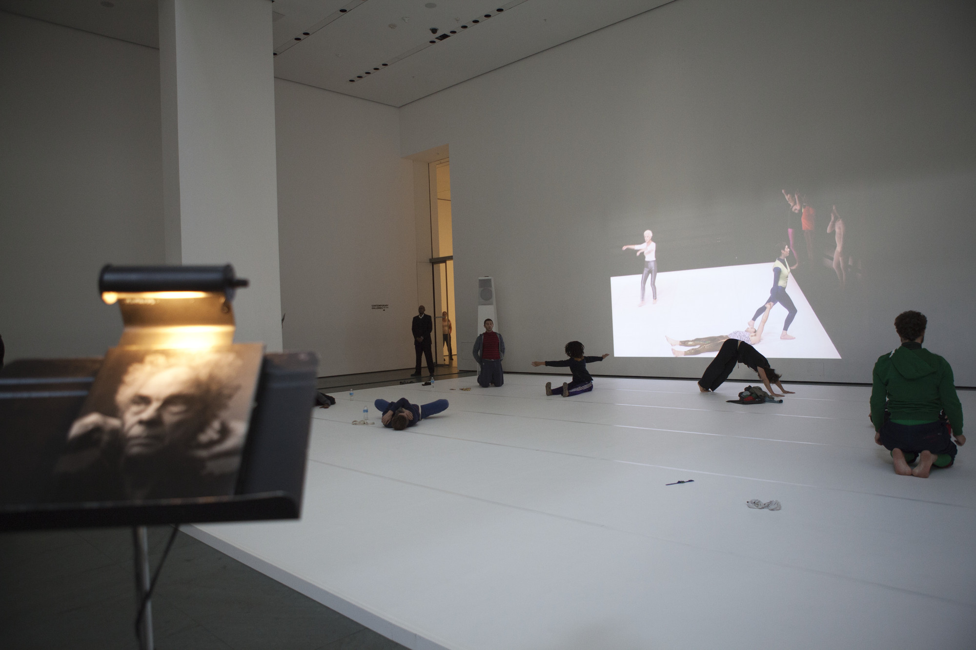 View of the performance, "Flip Book," in the series, "Musée de la danse ...