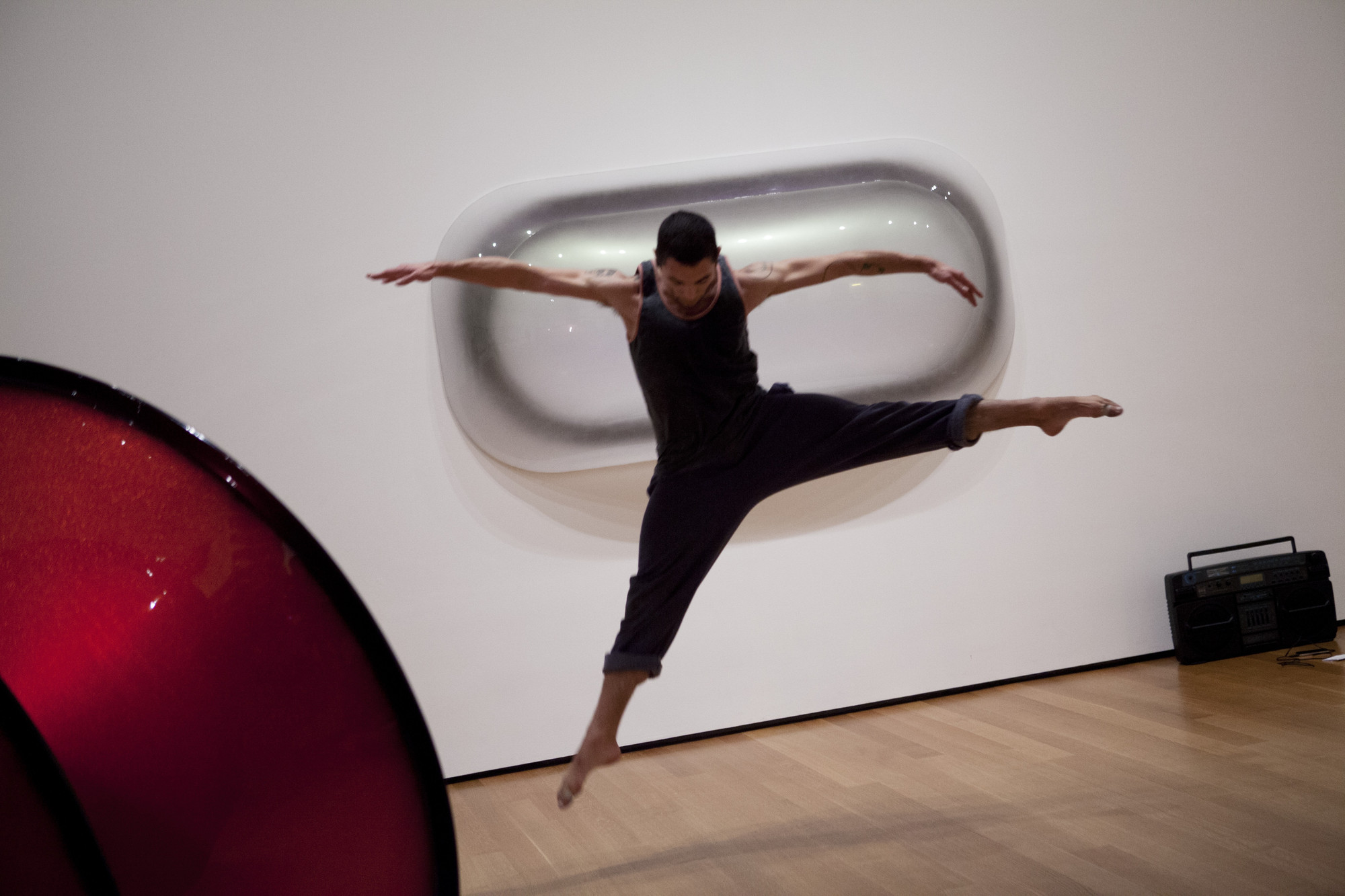 View of the performance, "20 Dancers for the XX Century" in the series ...