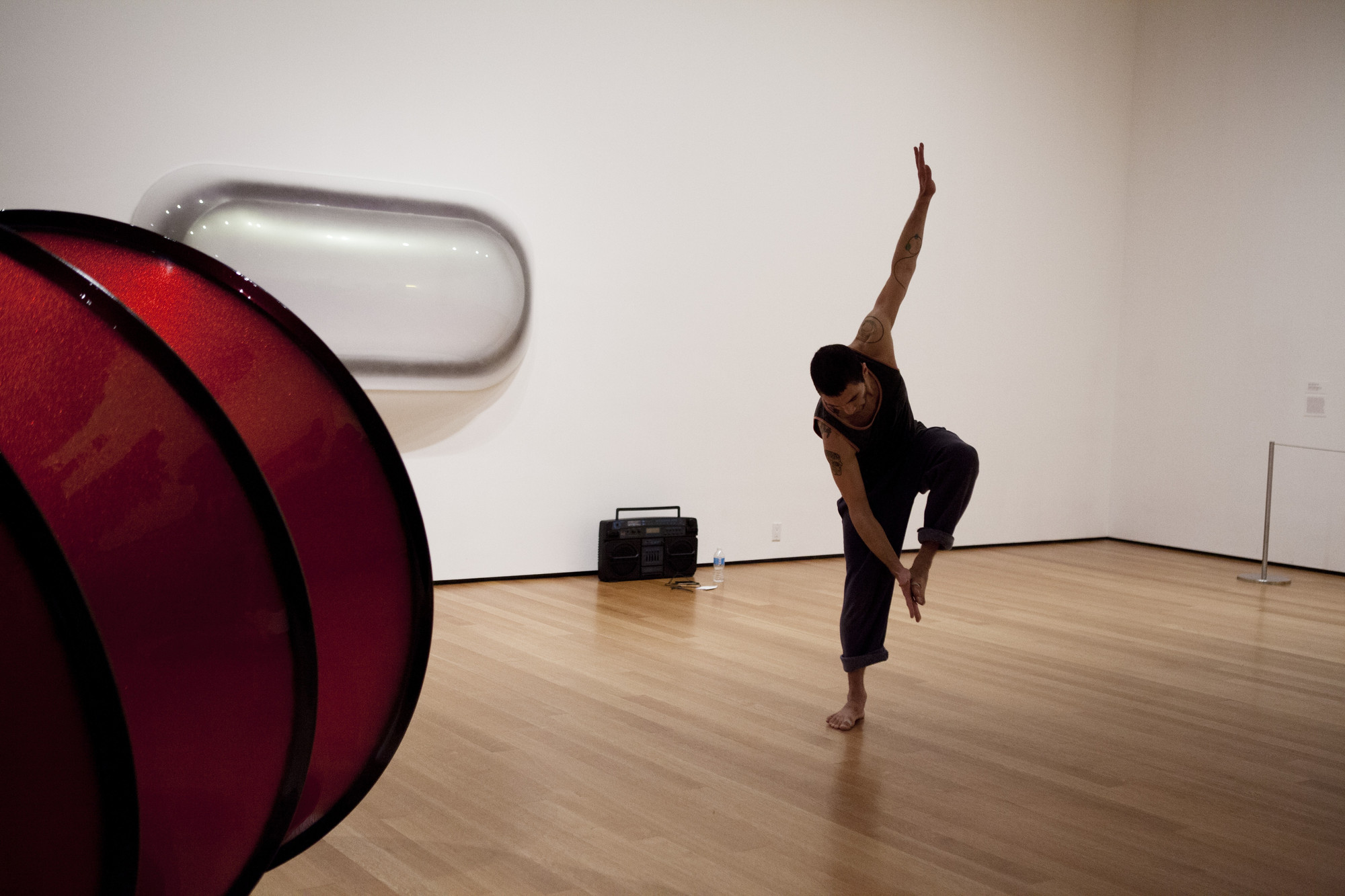 View of the performance, "20 Dancers for the XX Century" in the series ...