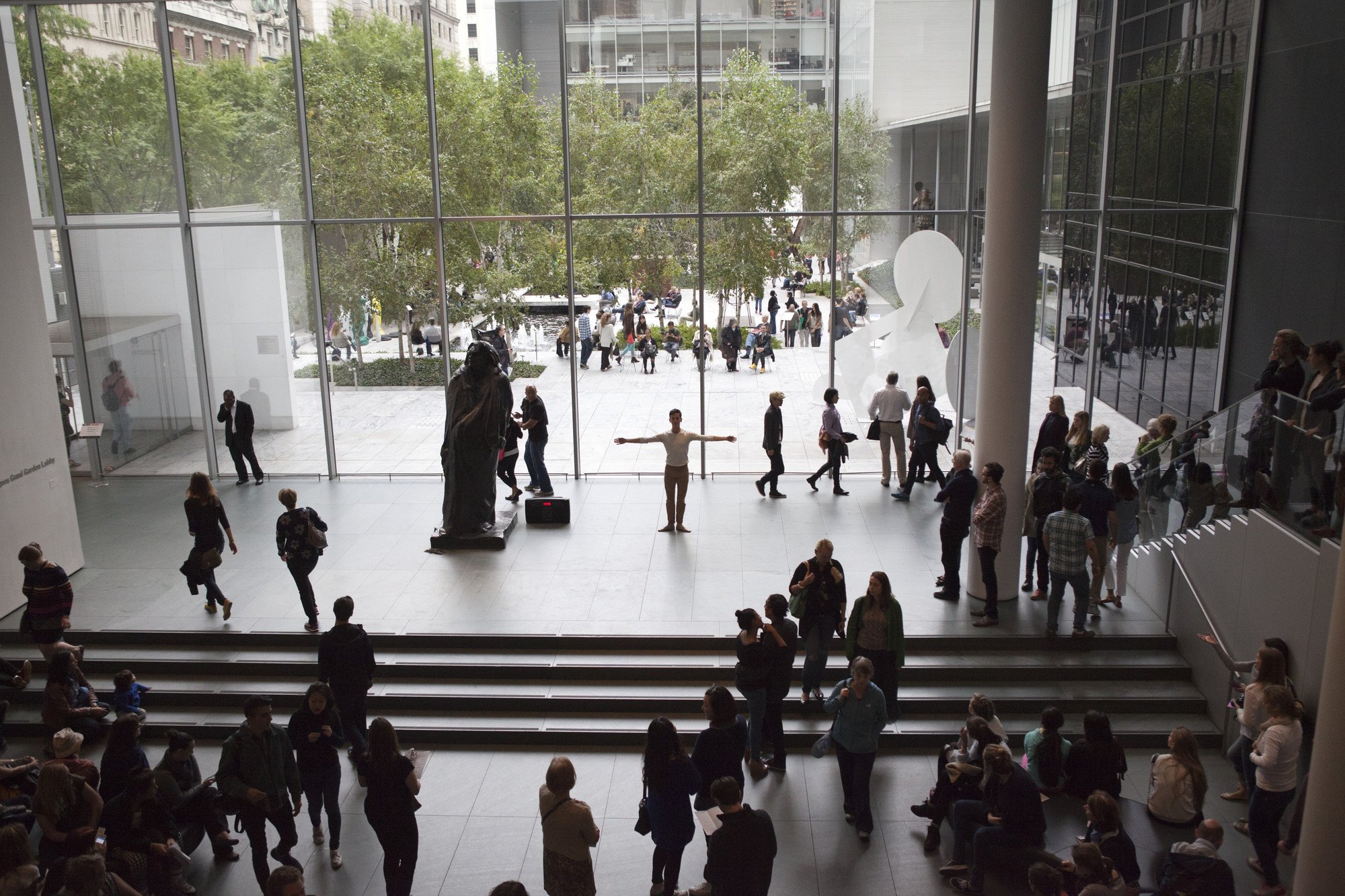 View of the performance, "20 Dancers for the XX Century" in the series ...