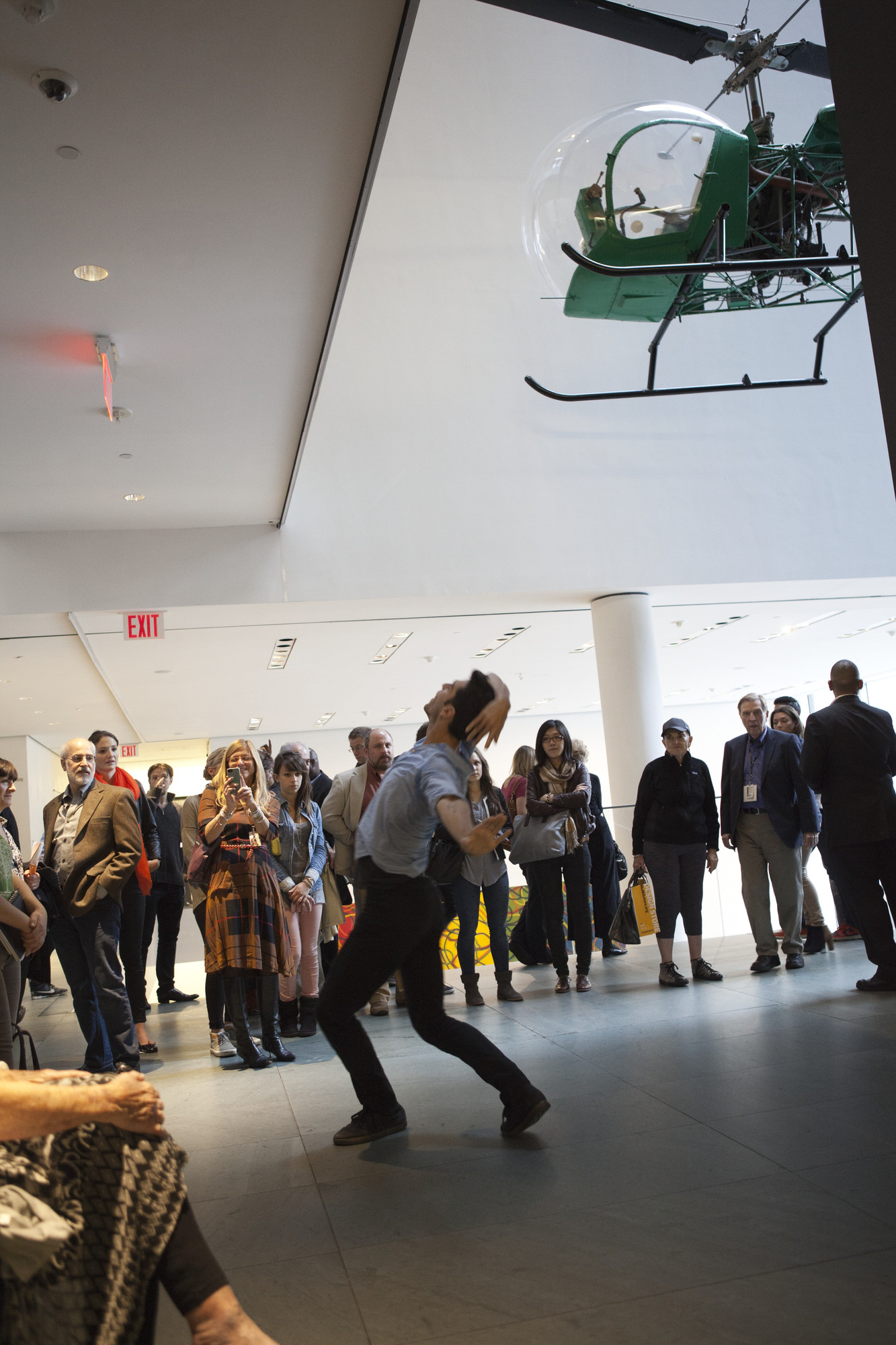 View of the performance, "20 Dancers for the XX Century" in the series ...