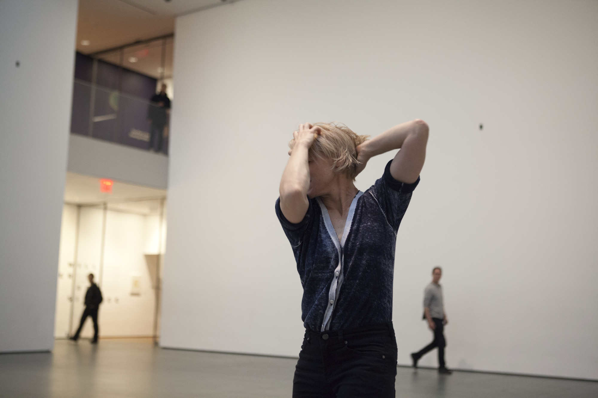 View of the performance, "20 Dancers for the XX Century" in the series ...