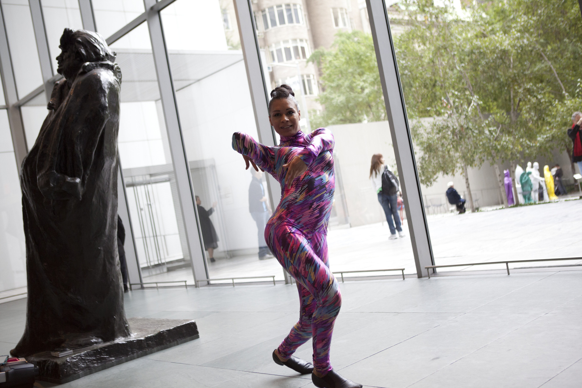 View of the performance, "20 Dancers for the XX Century" in the series ...