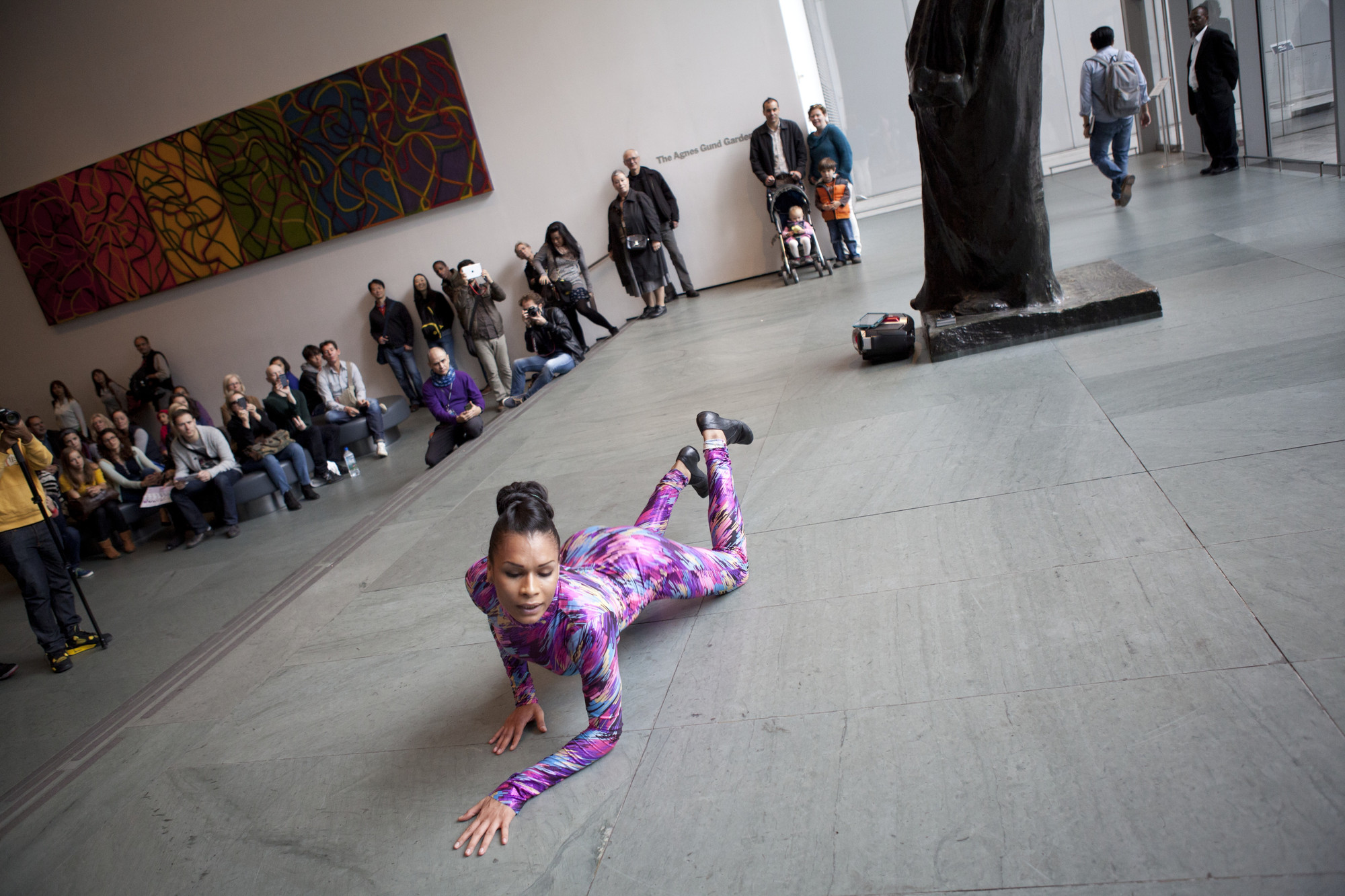 View of the performance, "20 Dancers for the XX Century" in the series ...