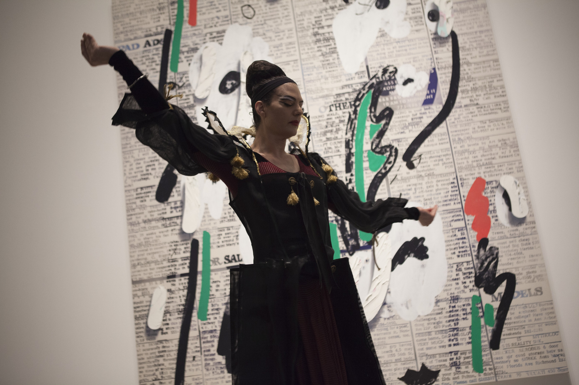 View of the performance, "20 Dancers for the XX Century" in the series ...