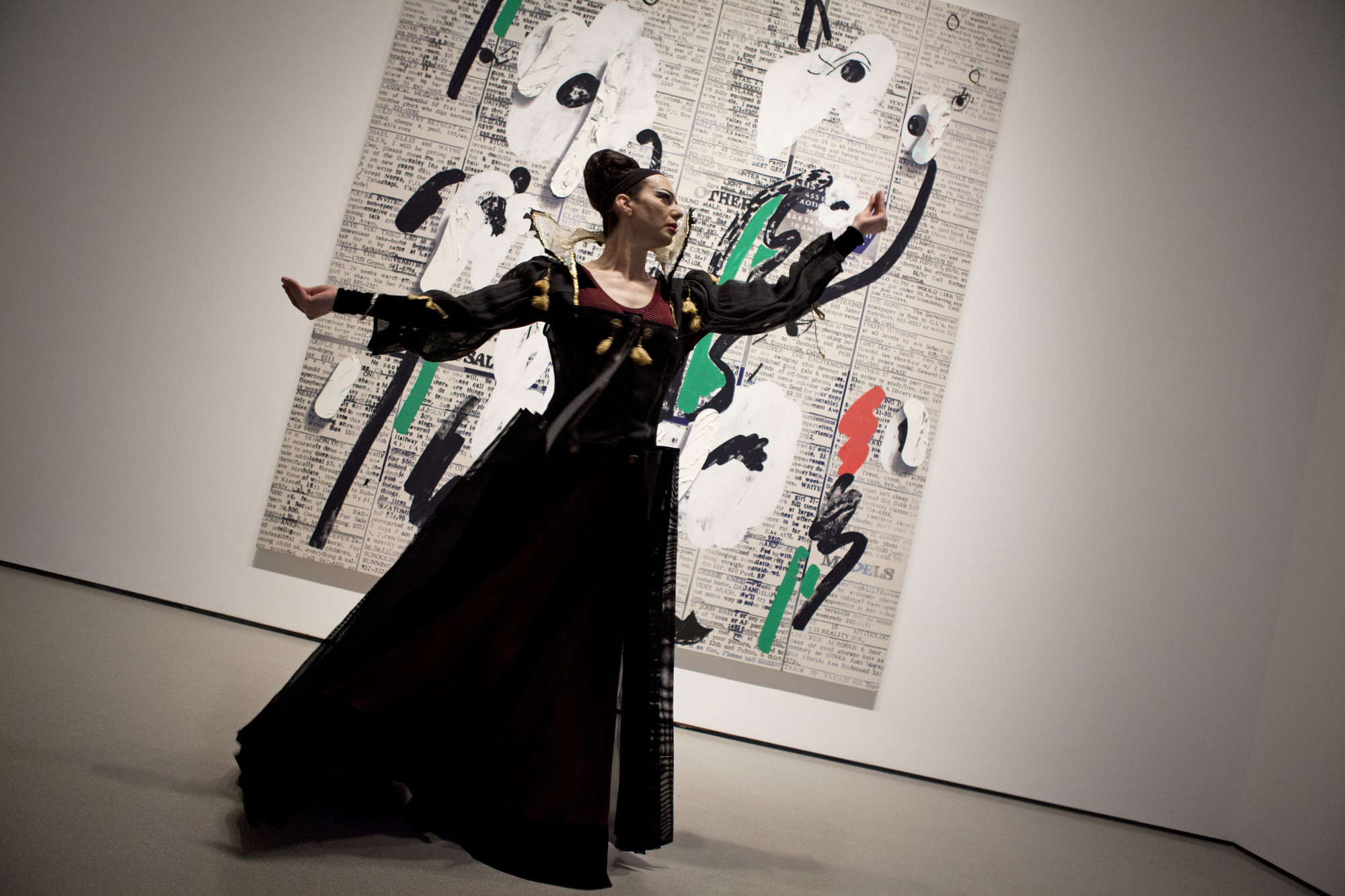 View of the performance, "20 Dancers for the XX Century" in the series ...