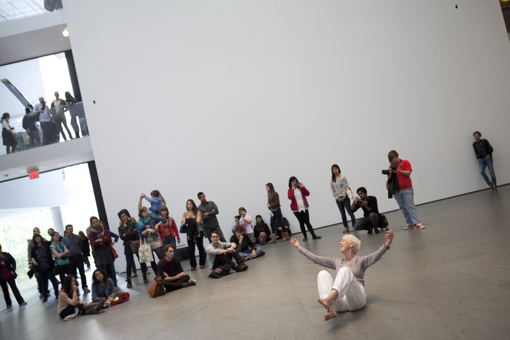 View of the performance, "20 Dancers for the XX Century" in the series ...