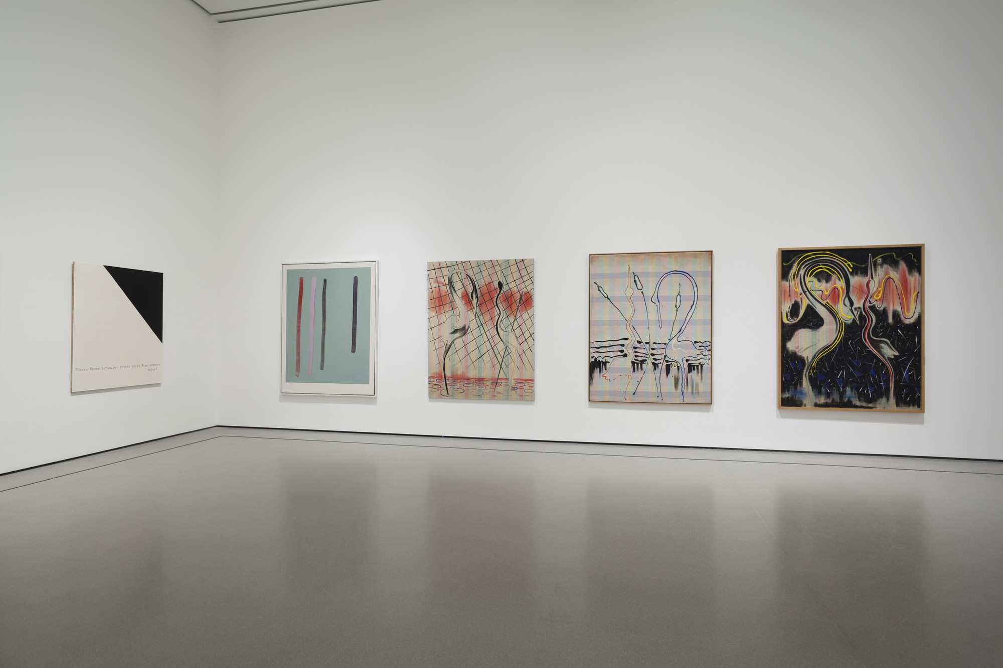Installation view of the exhibition "Alibis: Sigmar Polke 1963-2010" | MoMA