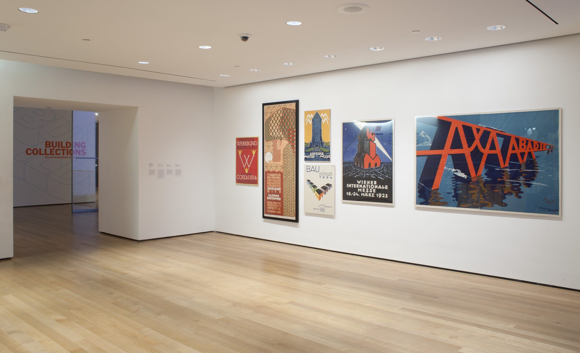 Installation view of the exhibition "Building Collections: Recent ...