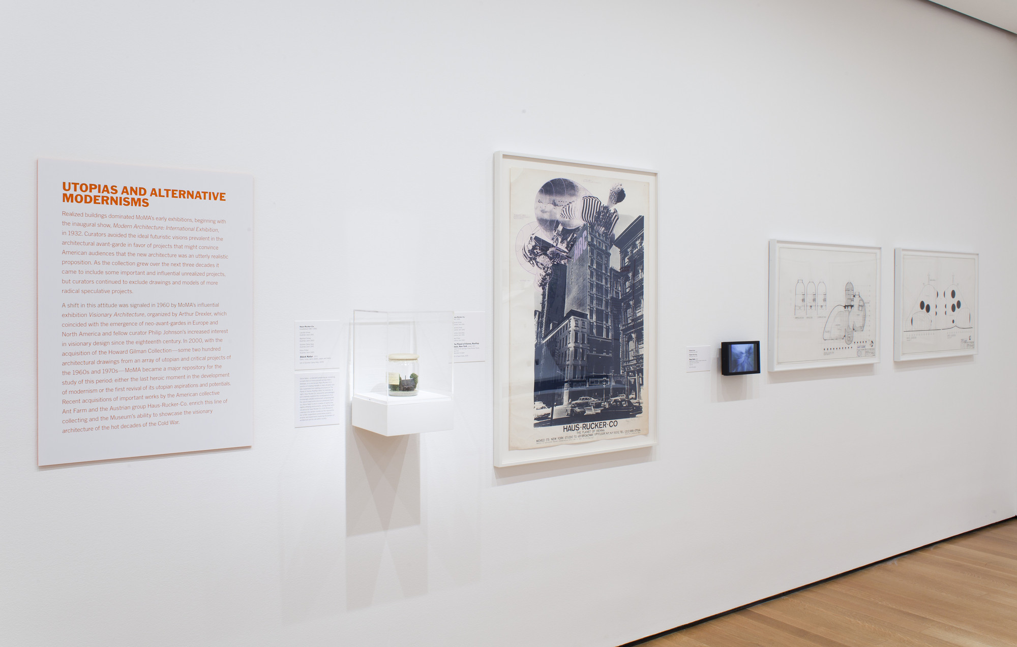Installation view of the exhibition "Building Collections: Recent ...
