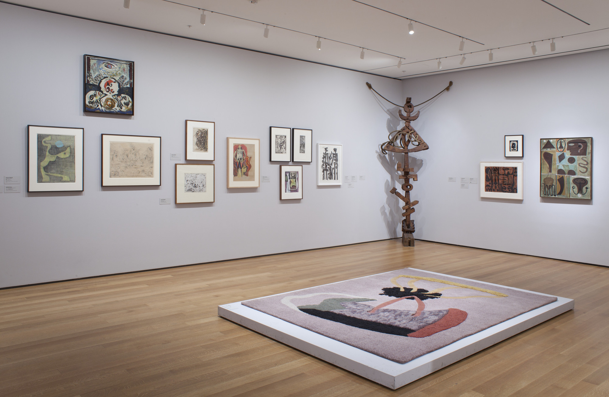 Installation view of the exhibition "Abstract Expressionist New York ...