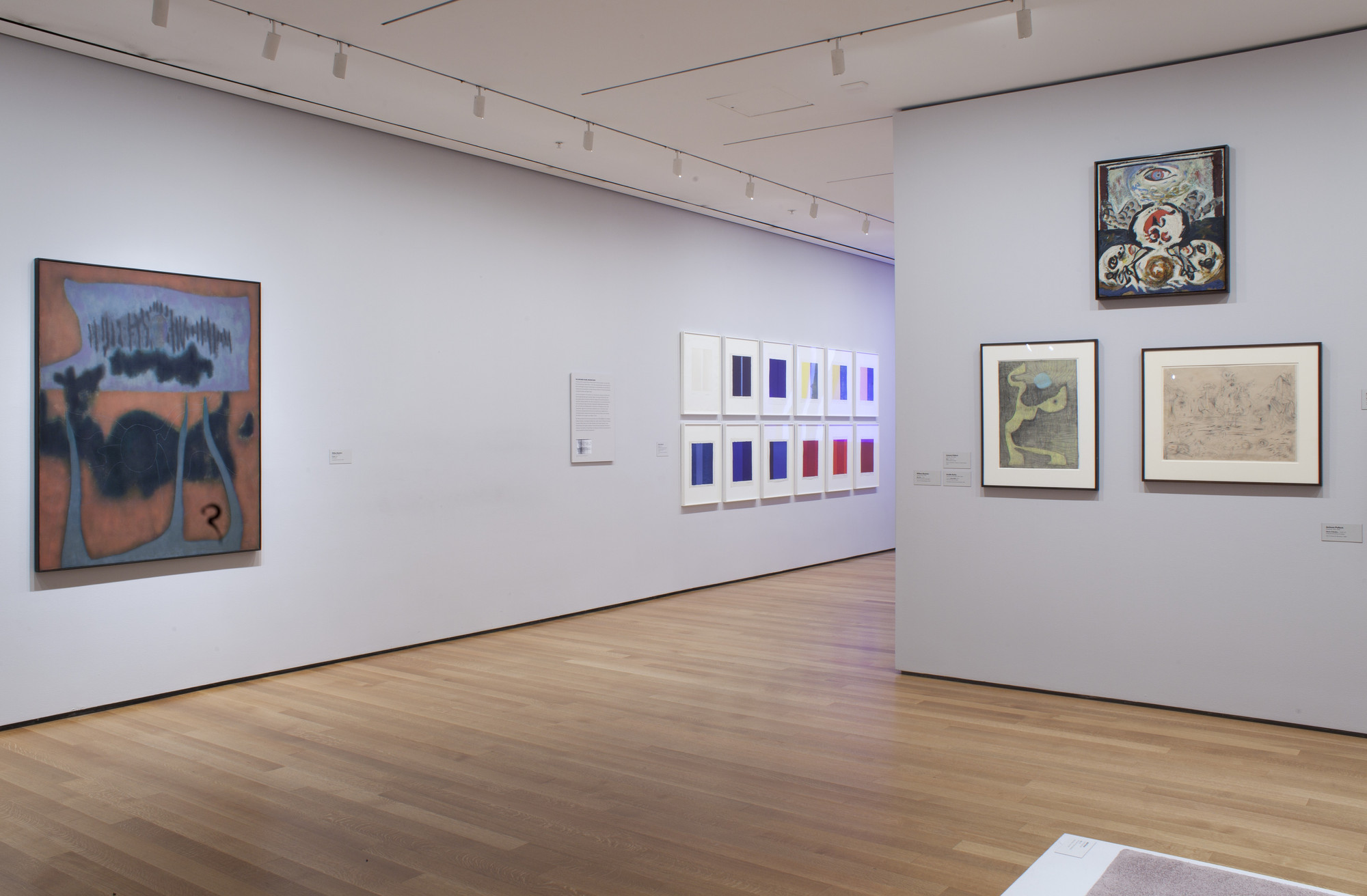 Installation view of the exhibition "Abstract Expressionist New York ...