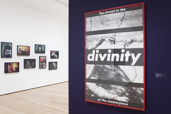 Barbara Kruger. Untitled (You Invest in the Divinity of the Masterpiece ...