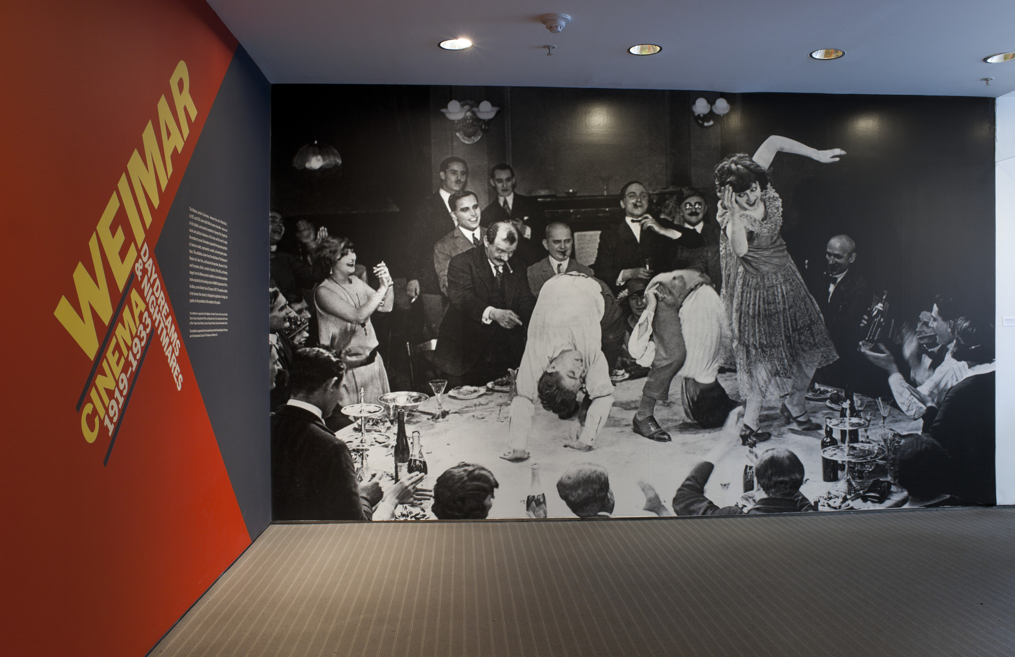 Installation view of the exhibition "Weimar Cinema, 1919-1933 ...