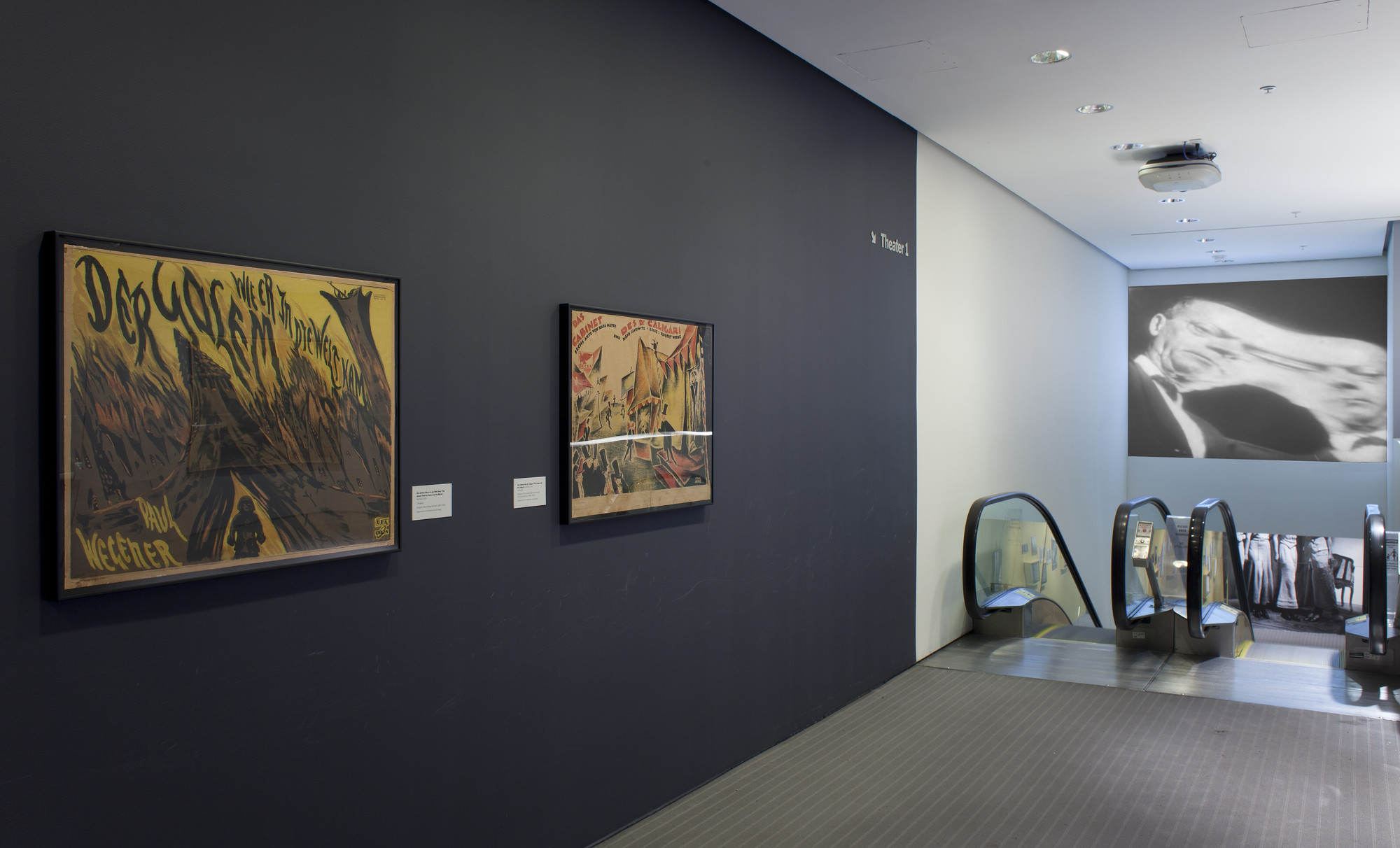 Installation view of the exhibition "Weimar Cinema, 1919-1933 ...