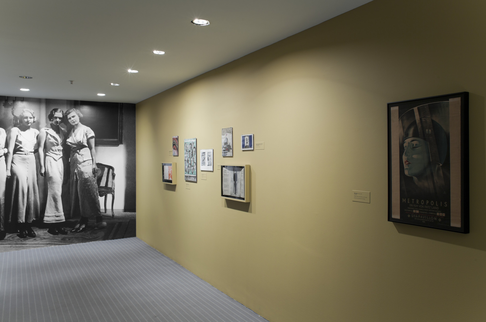 Installation view of the exhibition "Weimar Cinema, 1919-1933 ...