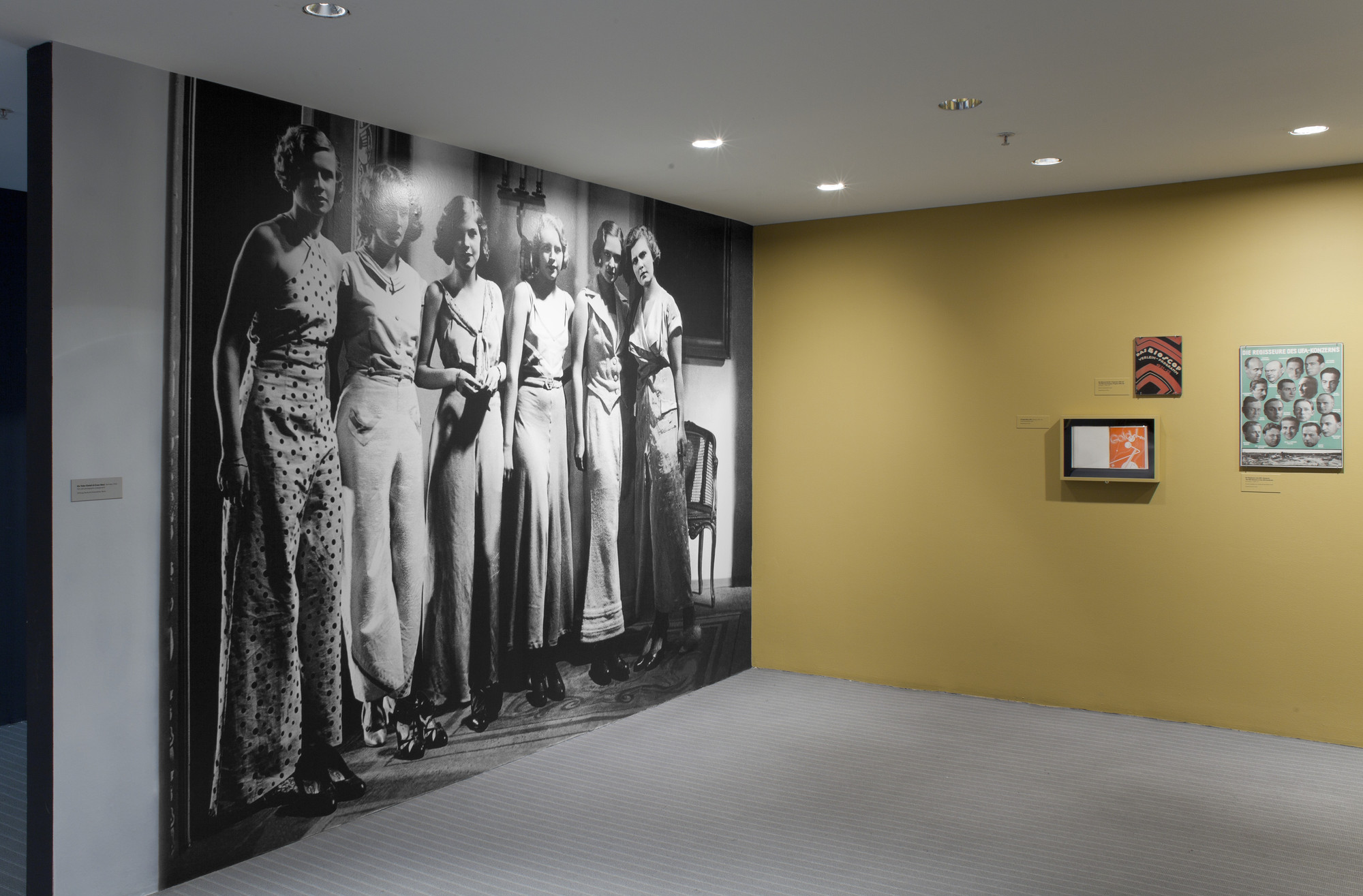 Installation view of the exhibition "Weimar Cinema, 1919-1933 ...
