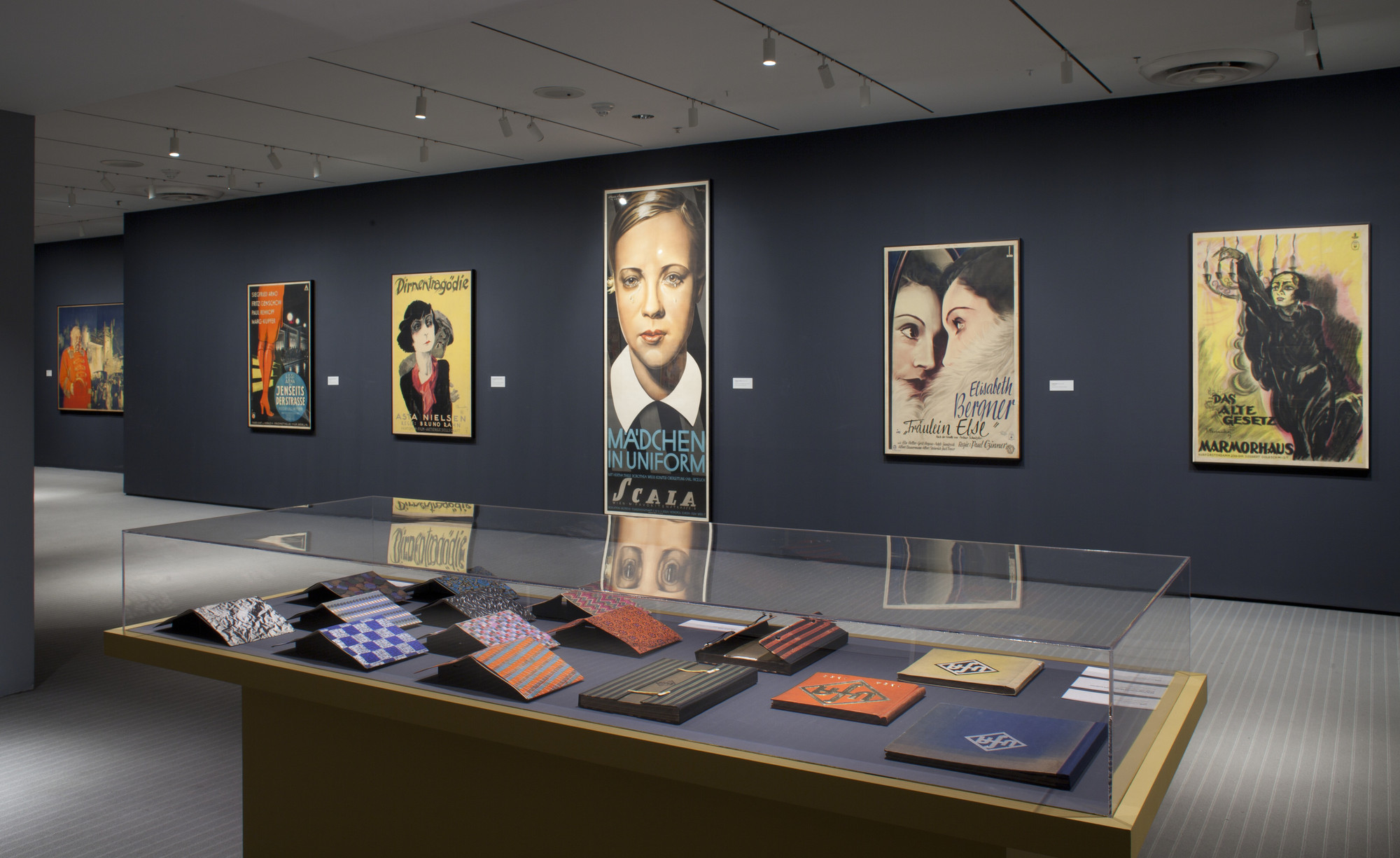 Installation view of the exhibition "Weimar Cinema, 1919-1933 ...
