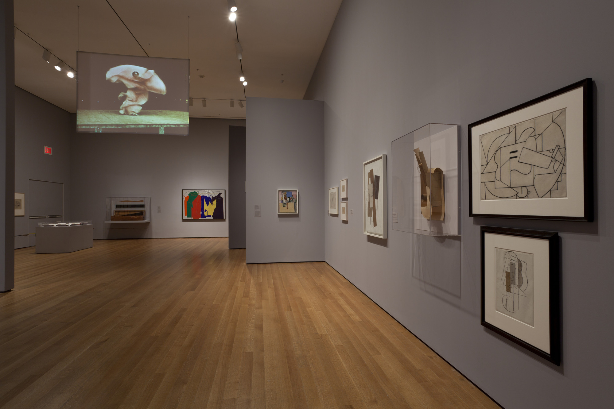 Installation view of the exhibition "On Line: Drawing Through the ...