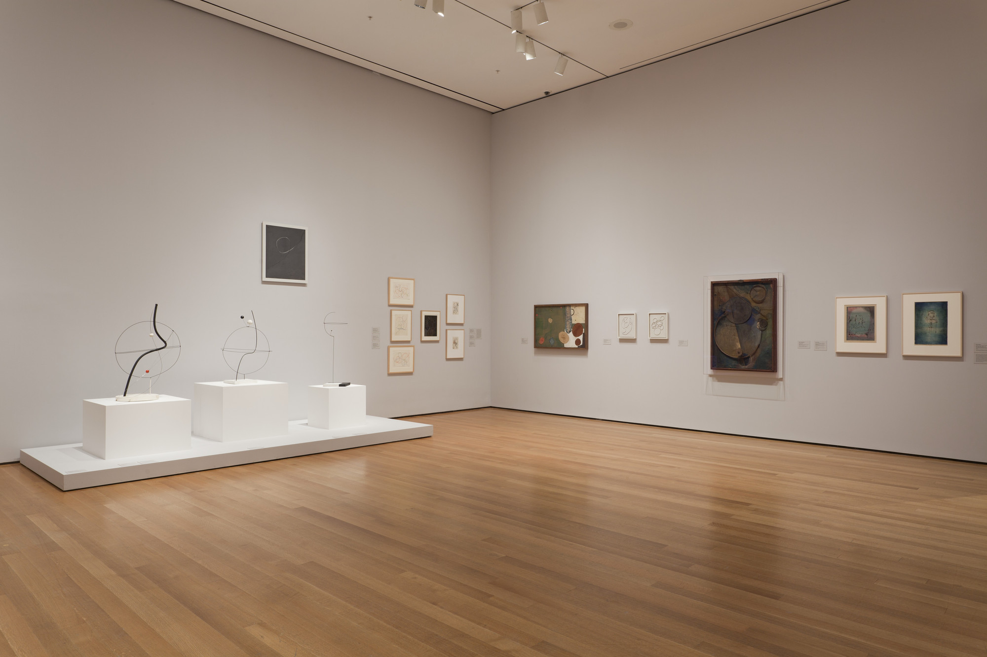 Installation view of the exhibition "On Line: Drawing Through the ...