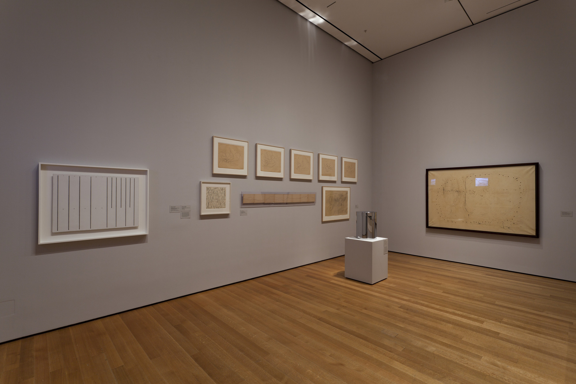 Installation view of the exhibition "On Line: Drawing Through the ...