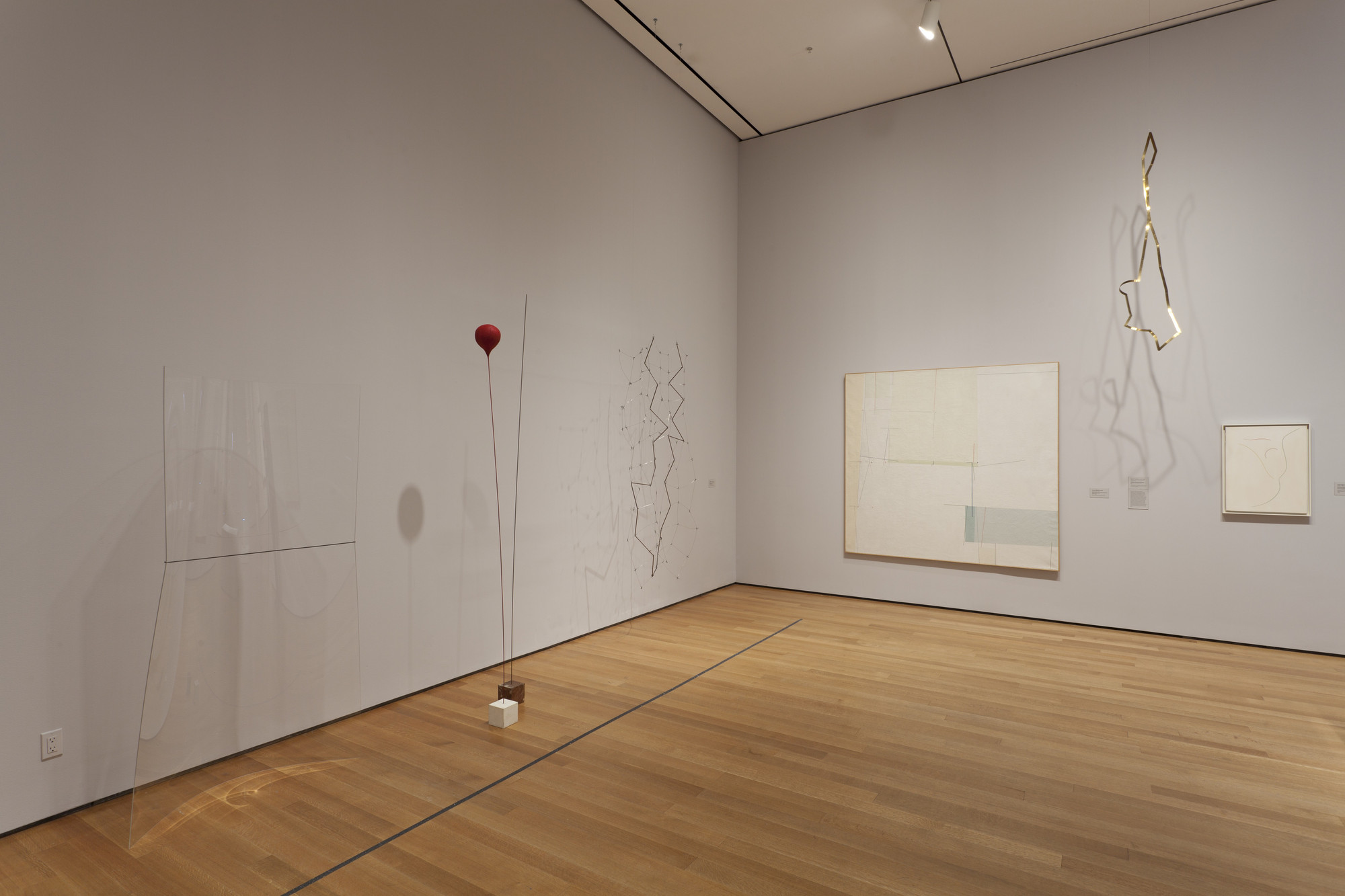 Installation view of the exhibition "On Line: Drawing Through the ...