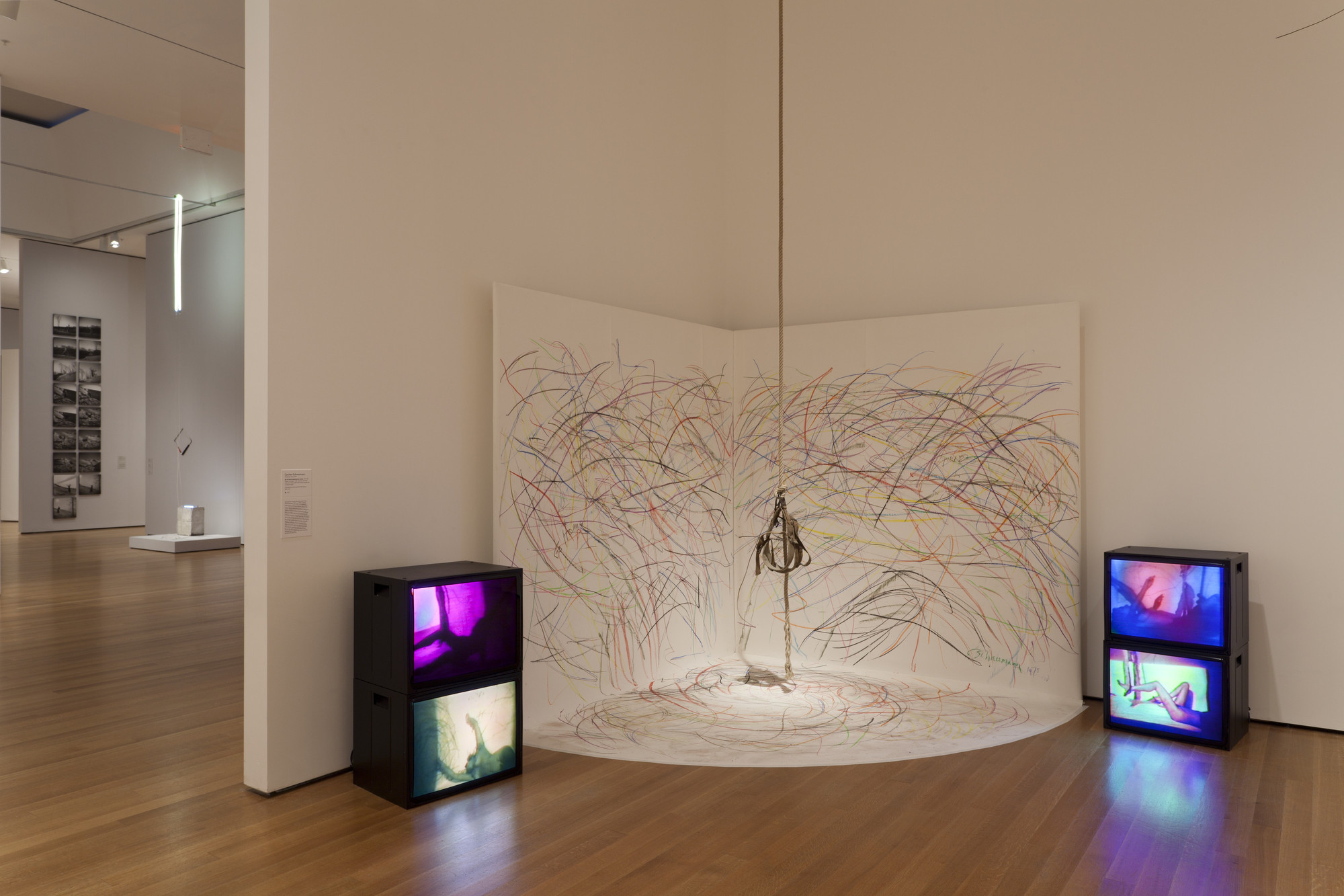 Installation view of the exhibition "On Line: Drawing Through the ...