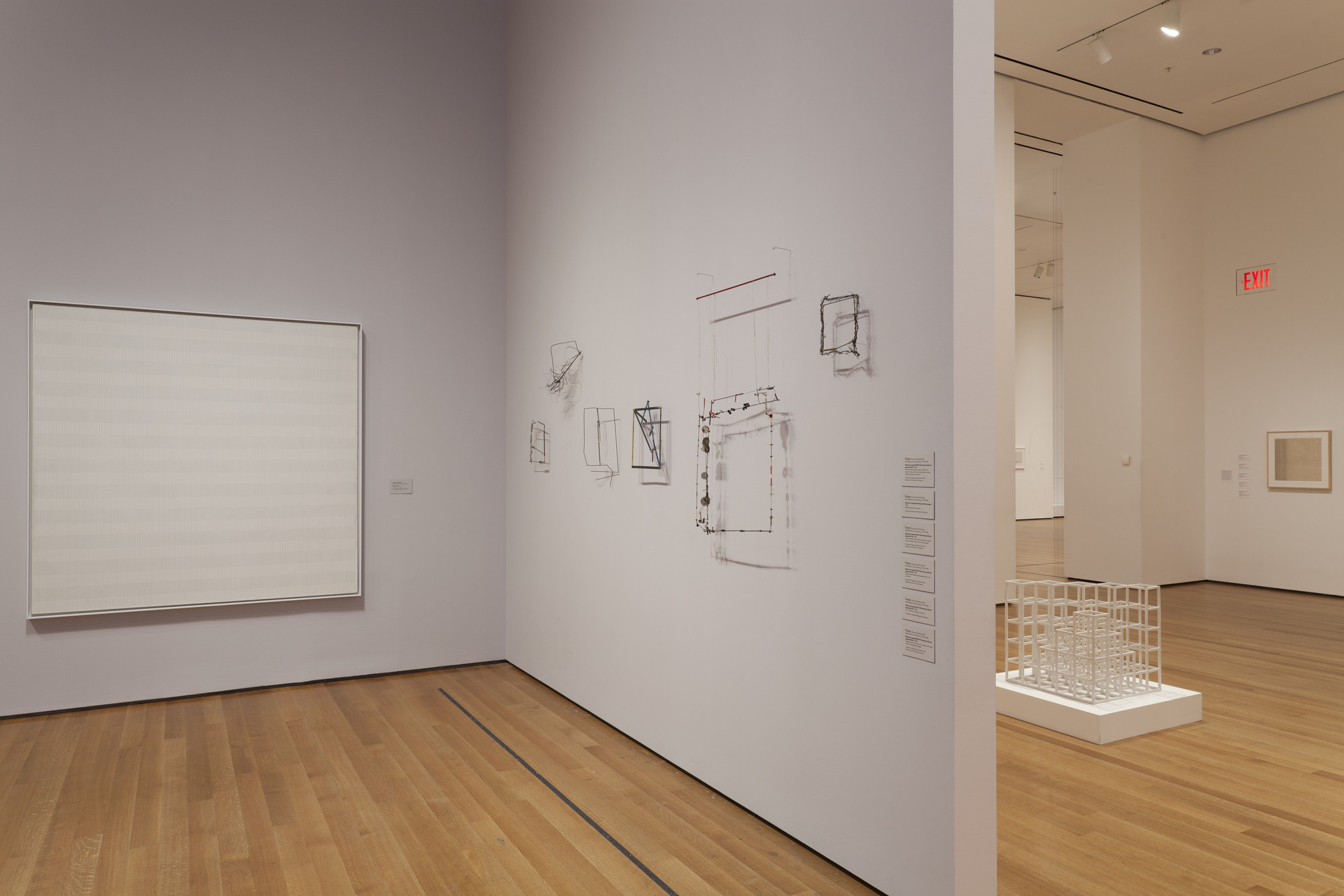Installation view of the exhibition "On Line: Drawing Through the ...