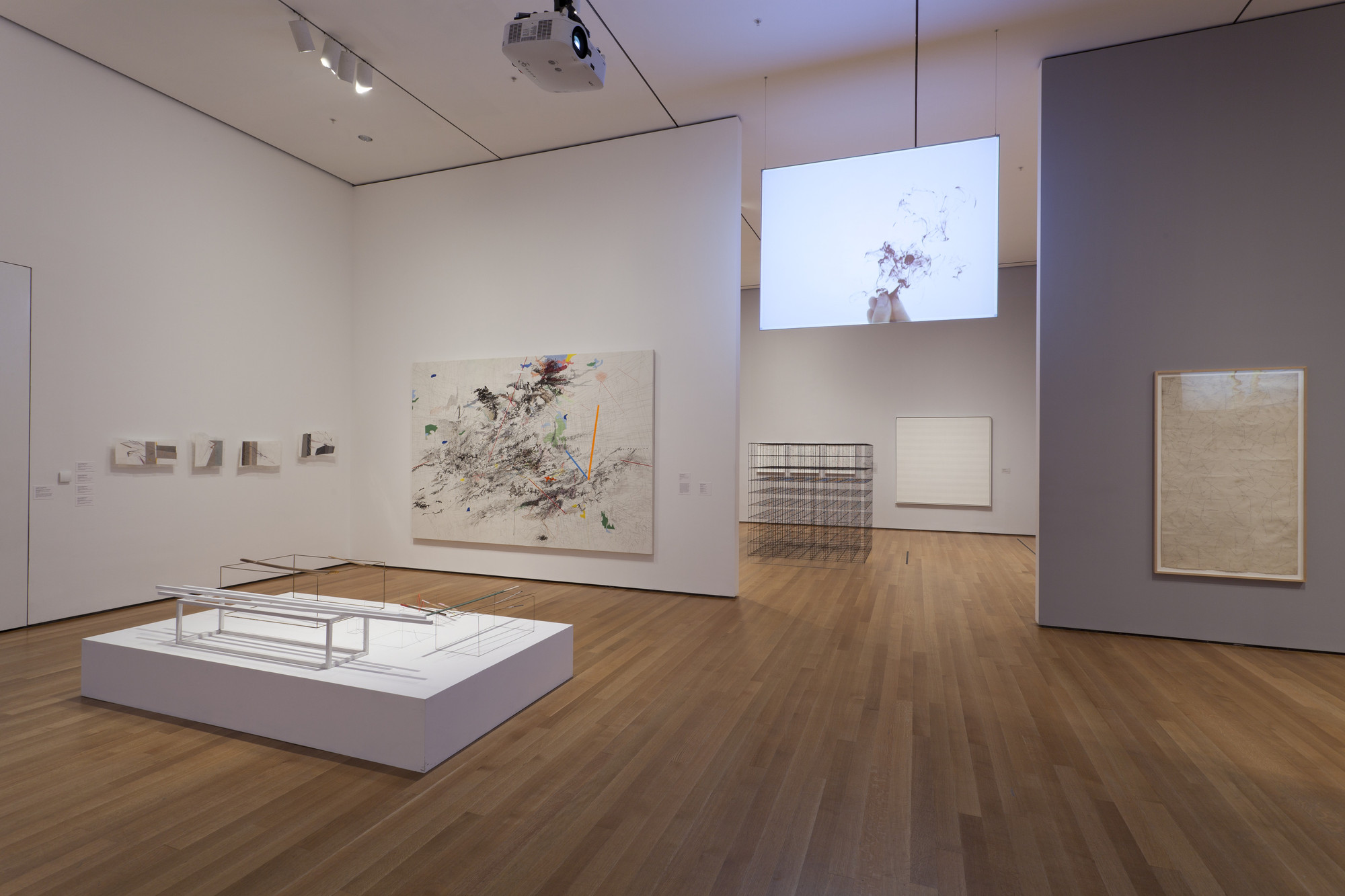 Installation view of the exhibition "On Line: Drawing Through the ...