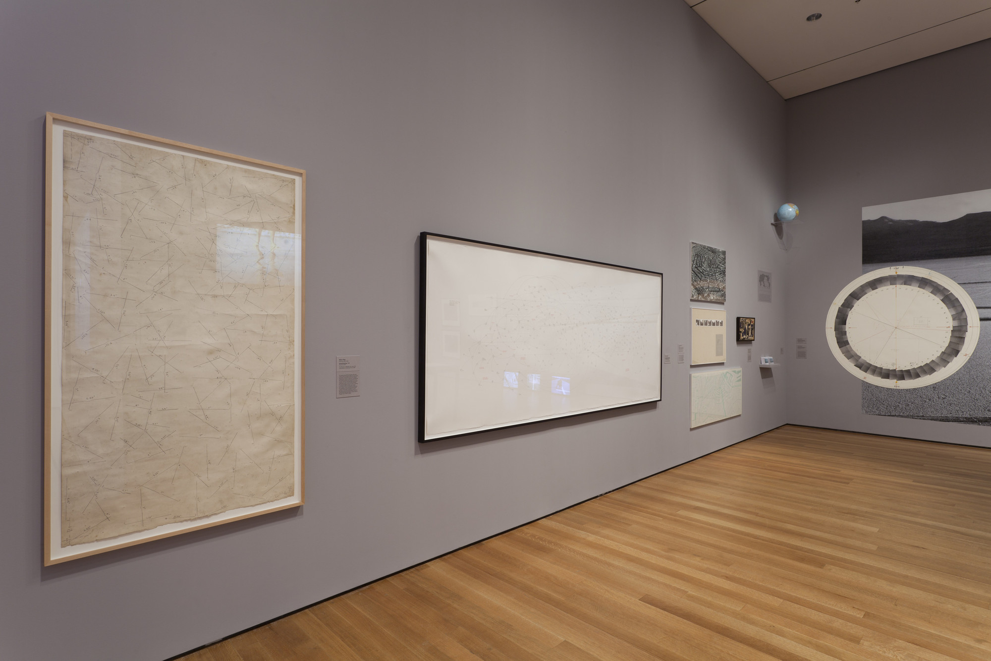 Installation view of the exhibition "On Line: Drawing Through the ...