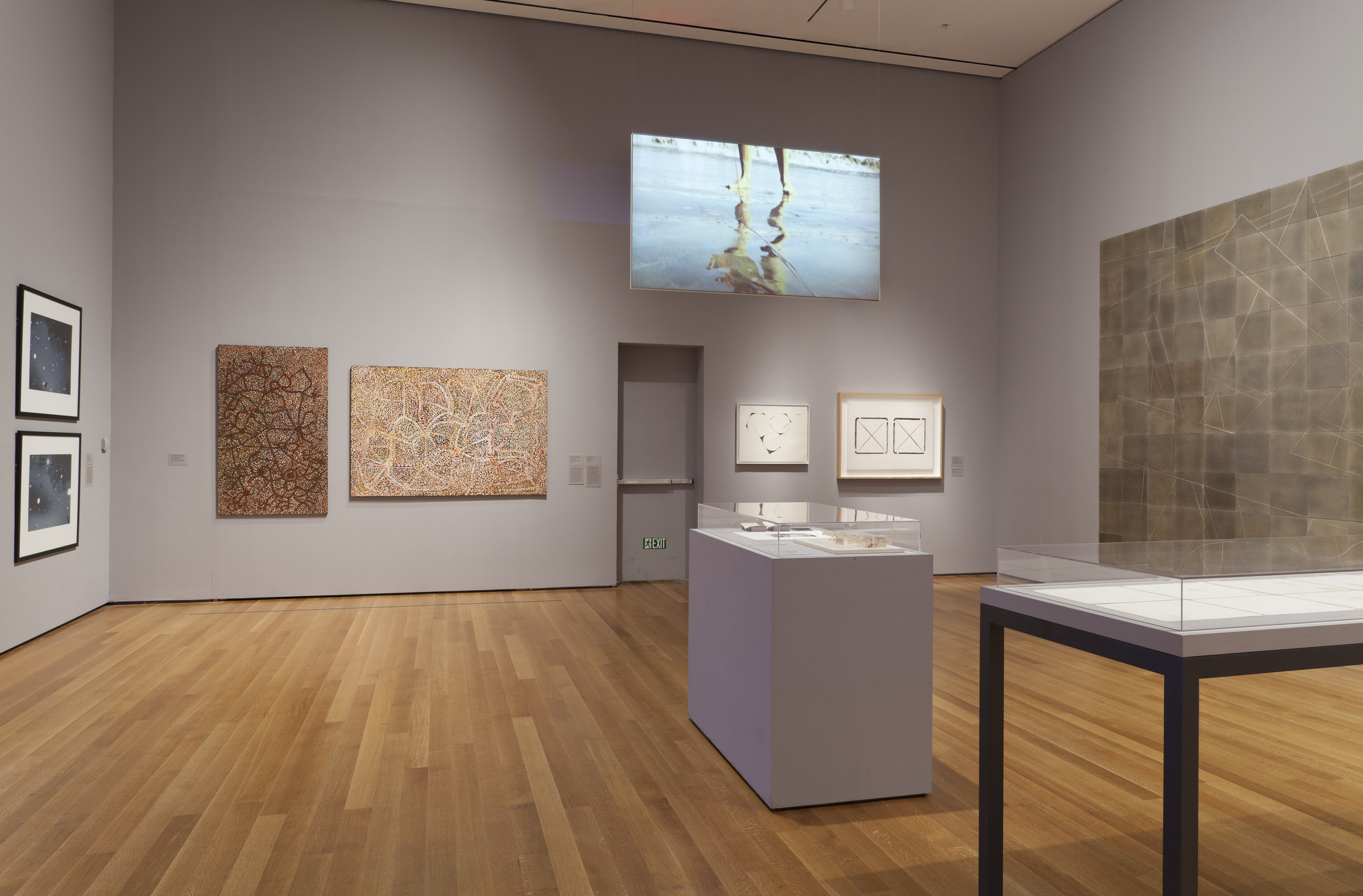 Installation view of the exhibition "On Line: Drawing Through the ...