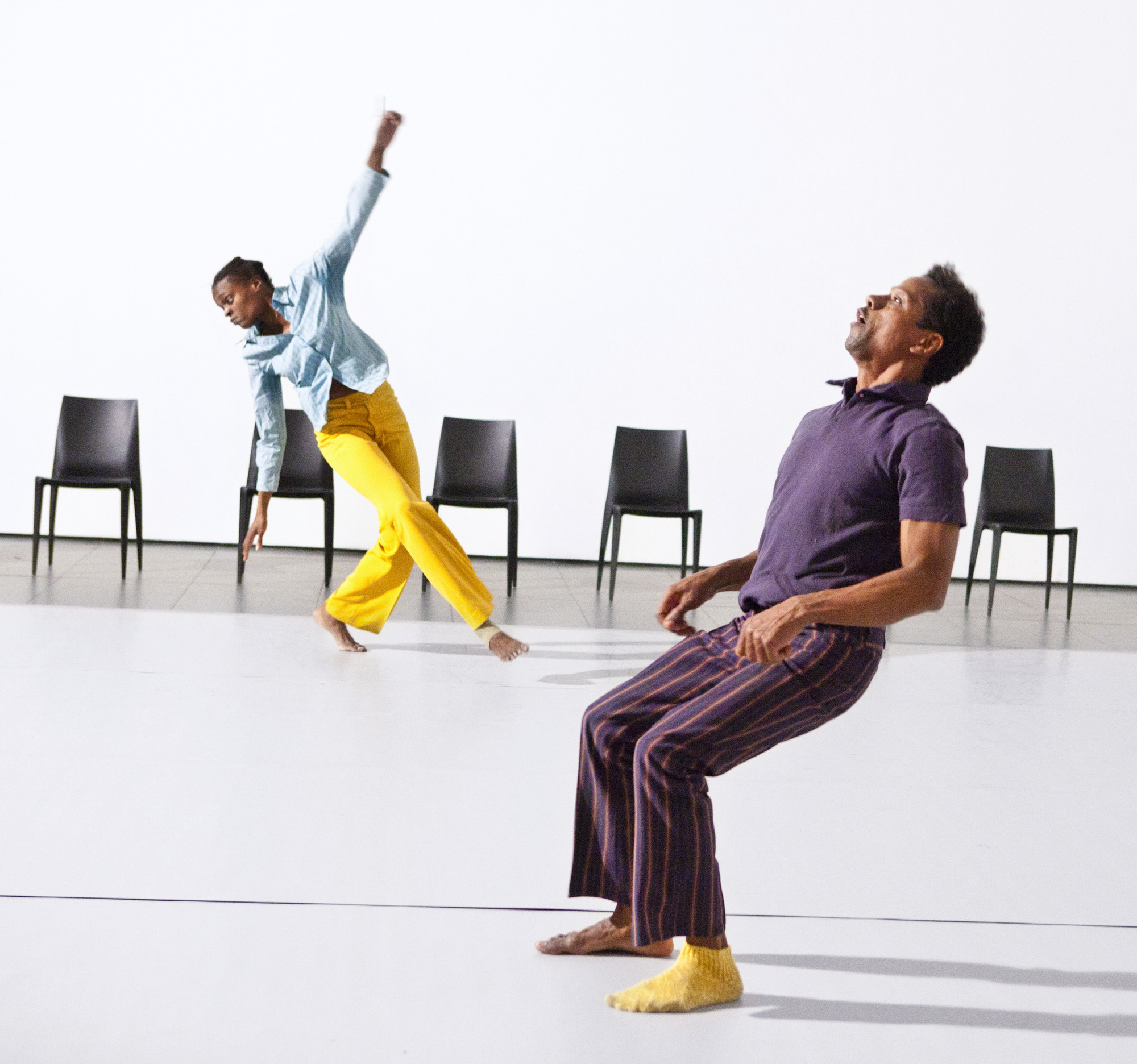 View of the performance, "Performance 14: On Line/Ralph Lemon," in ...