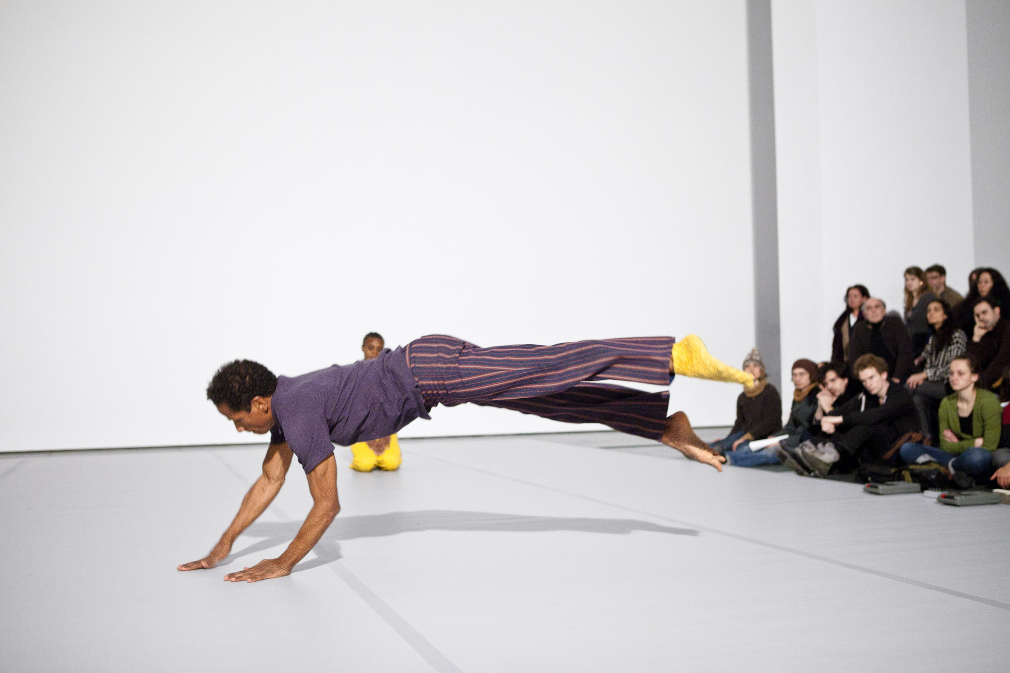 View of the performance, "Performance 14: On Line/Ralph Lemon," in ...