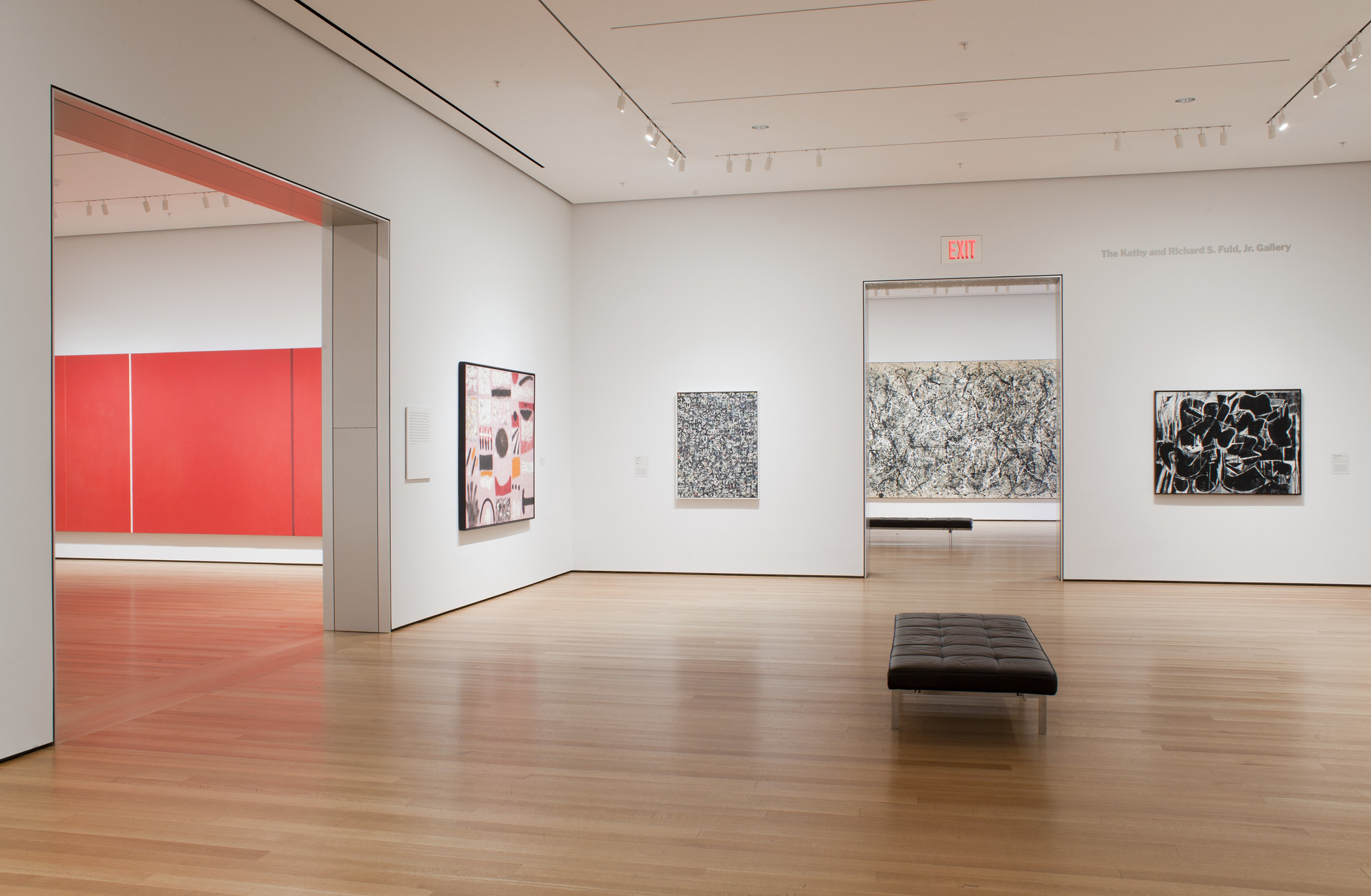 Installation view of the exhibition "Abstract Expressionist New York ...